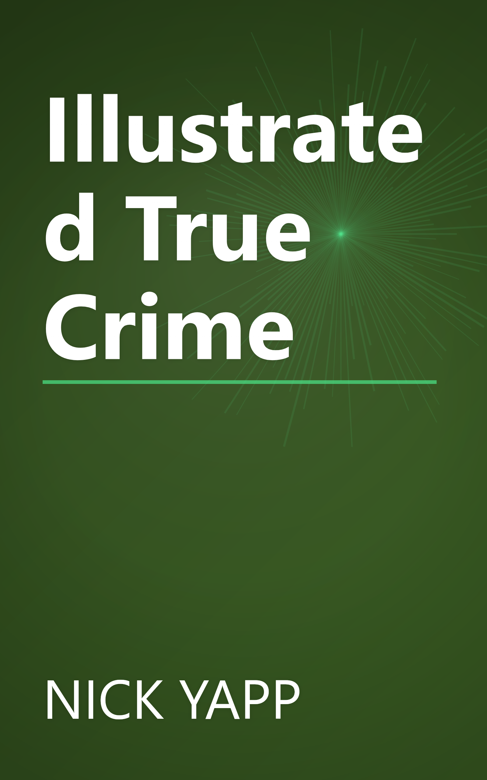 Illustrated True Crime book cover