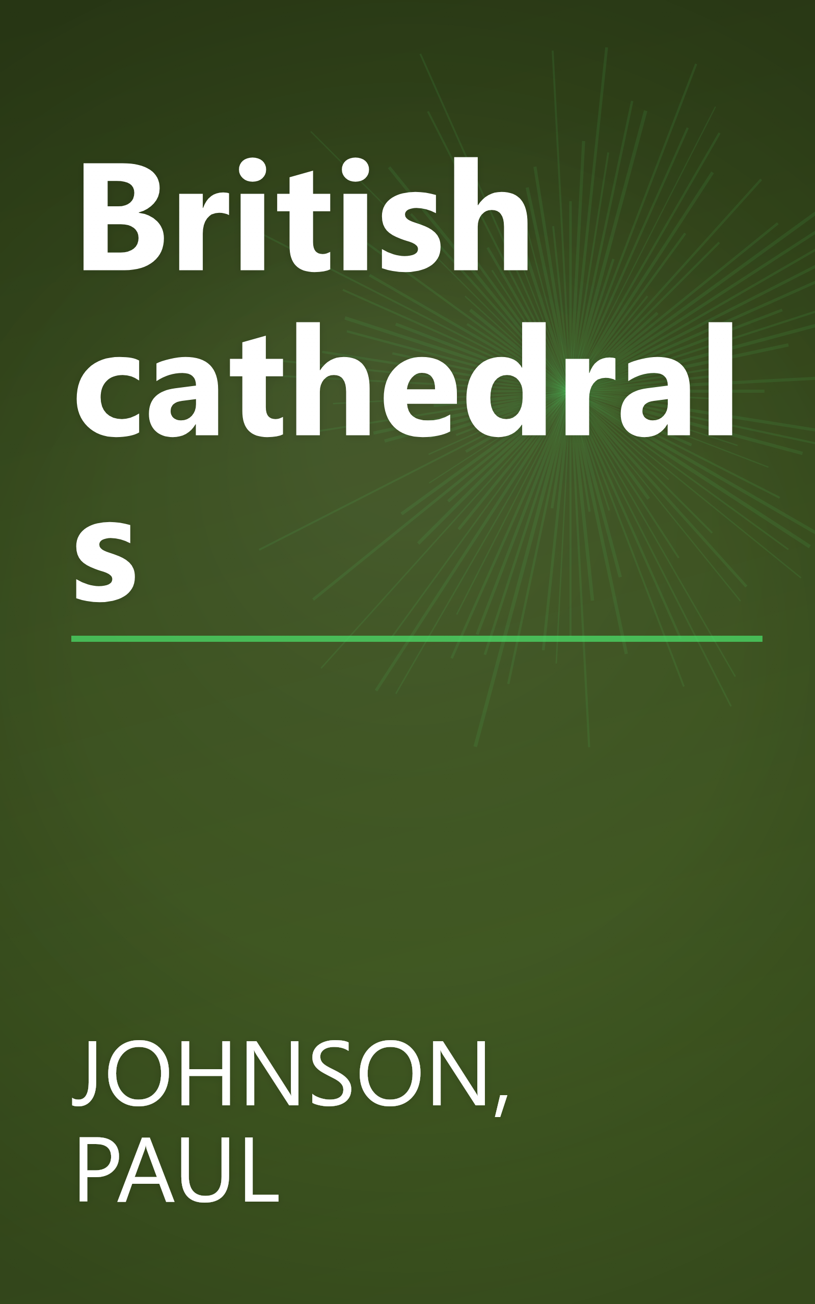 British cathedrals book cover
