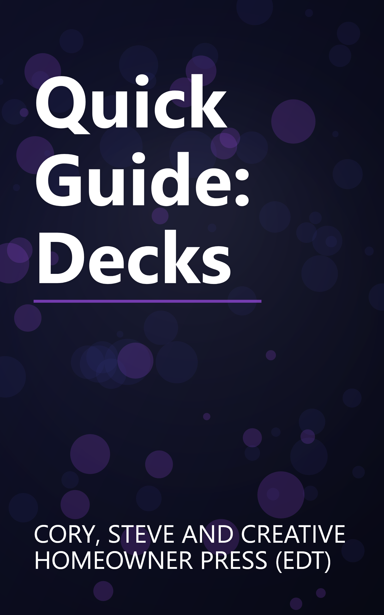 Quick Guide: Decks book cover