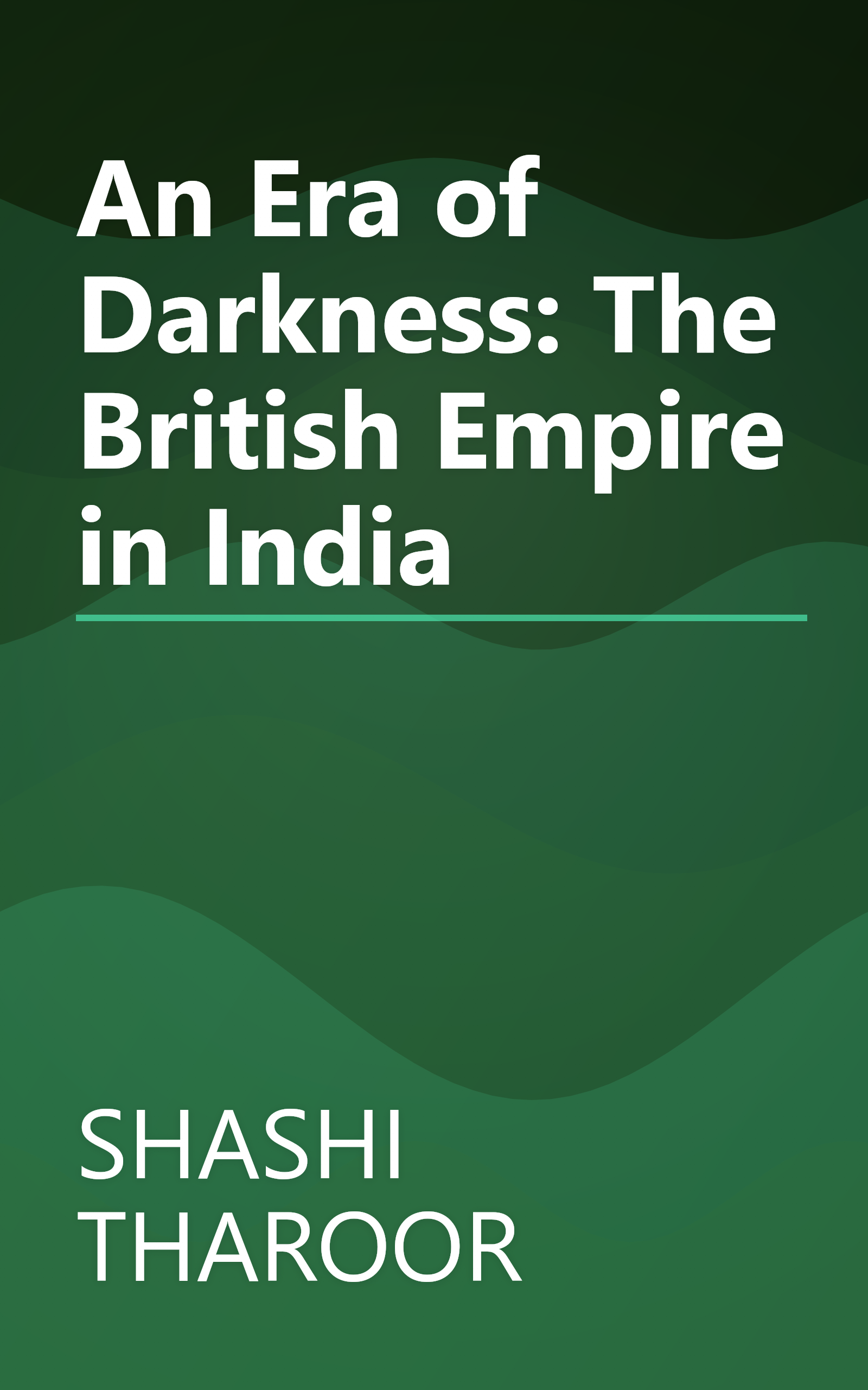 An Era of Darkness: The British Empire in India book cover
