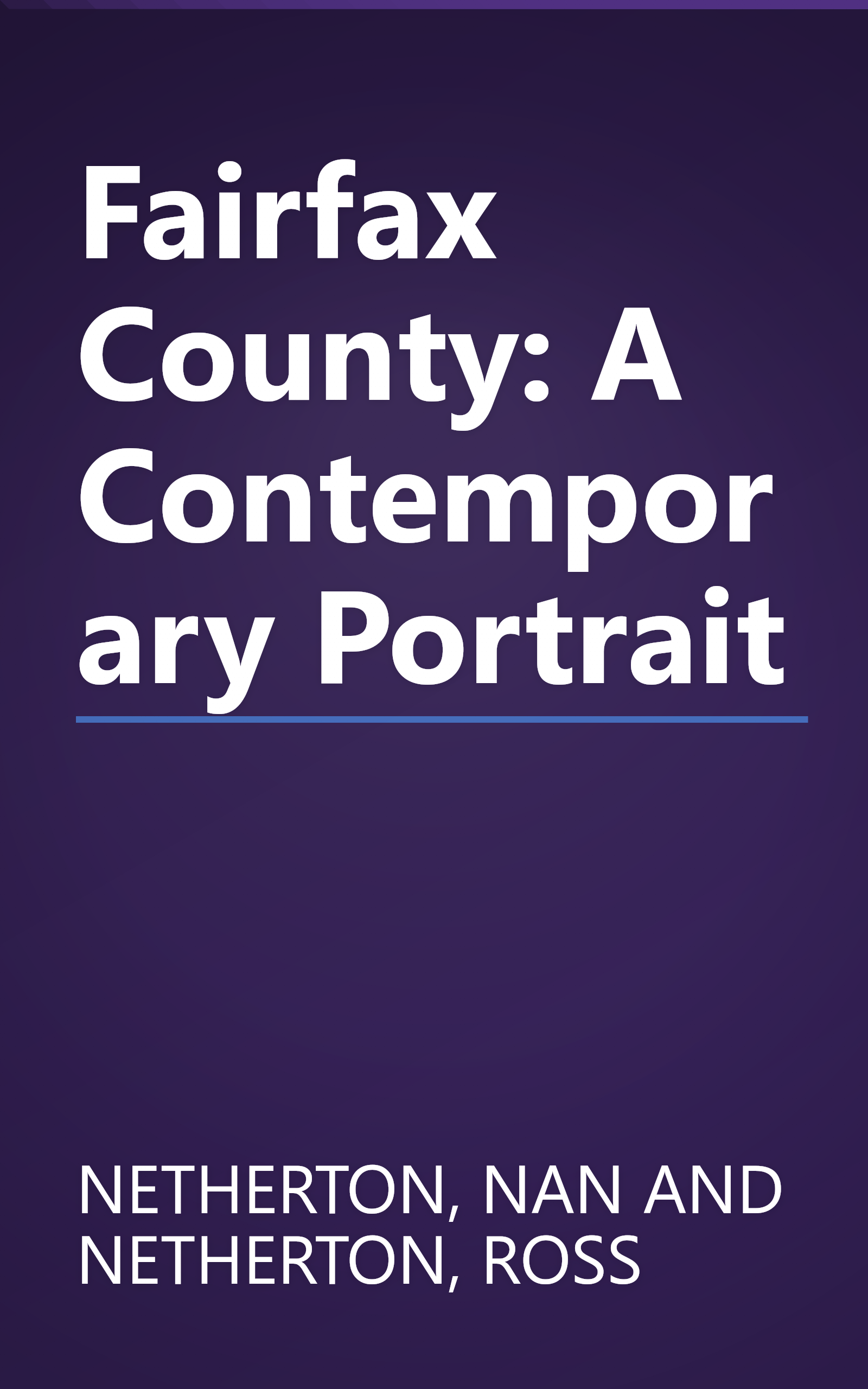 Fairfax County: A Contemporary Portrait book cover