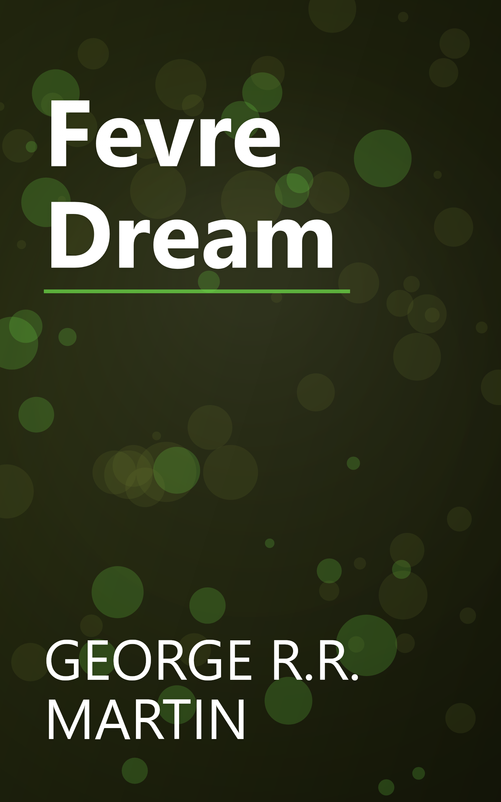 Fevre Dream book cover