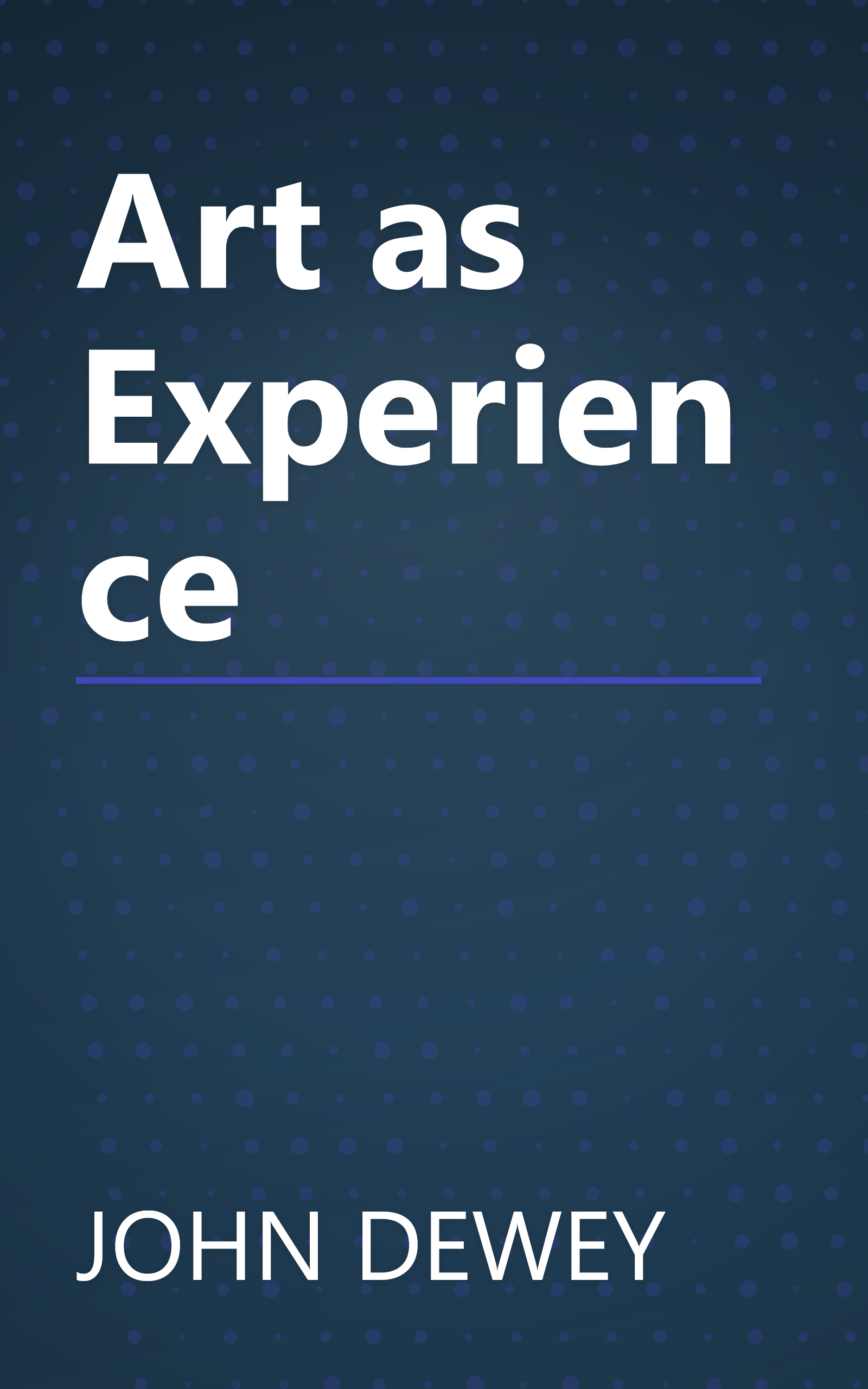 Art as Experience book cover