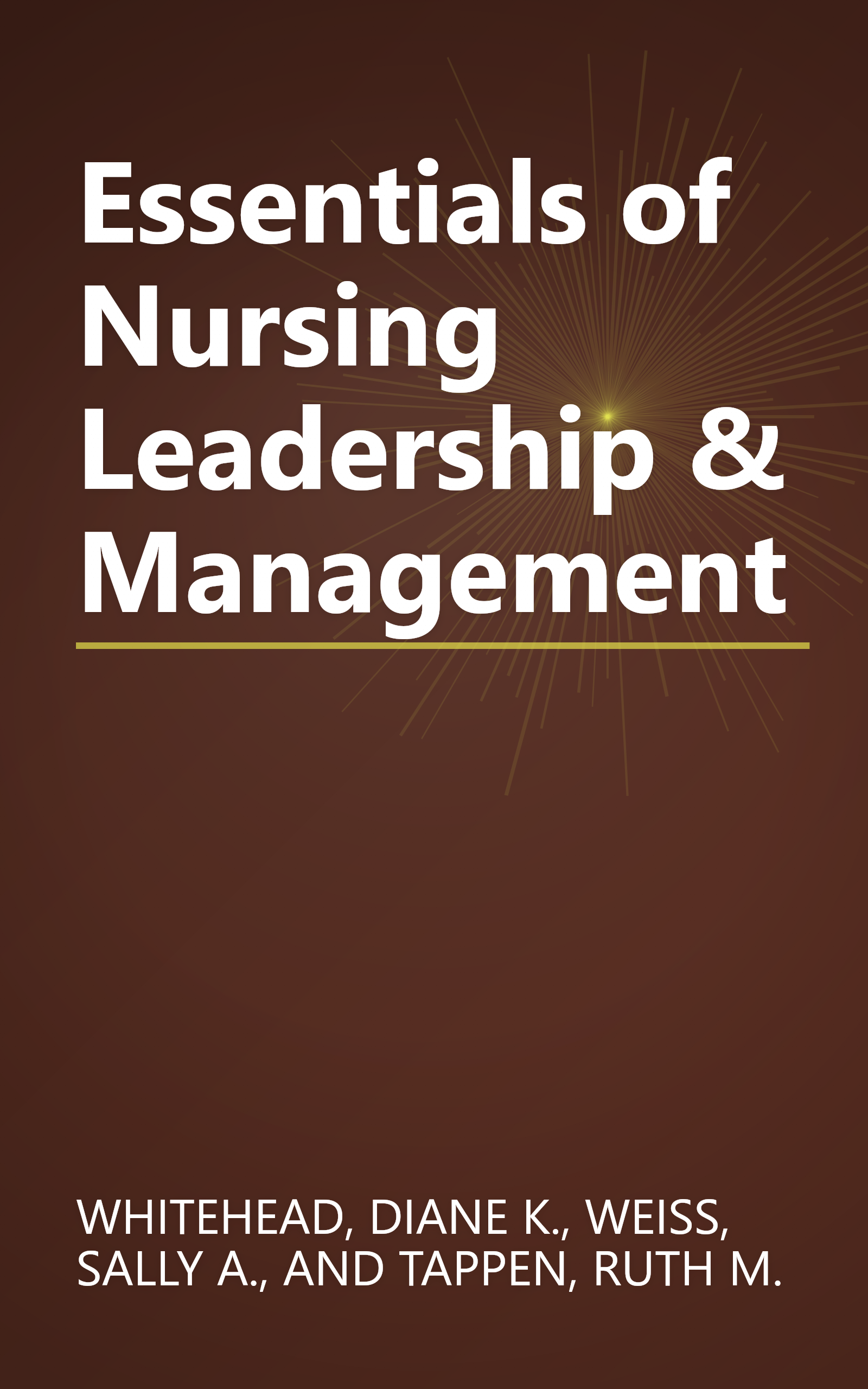 Essentials of Nursing Leadership & Management book cover