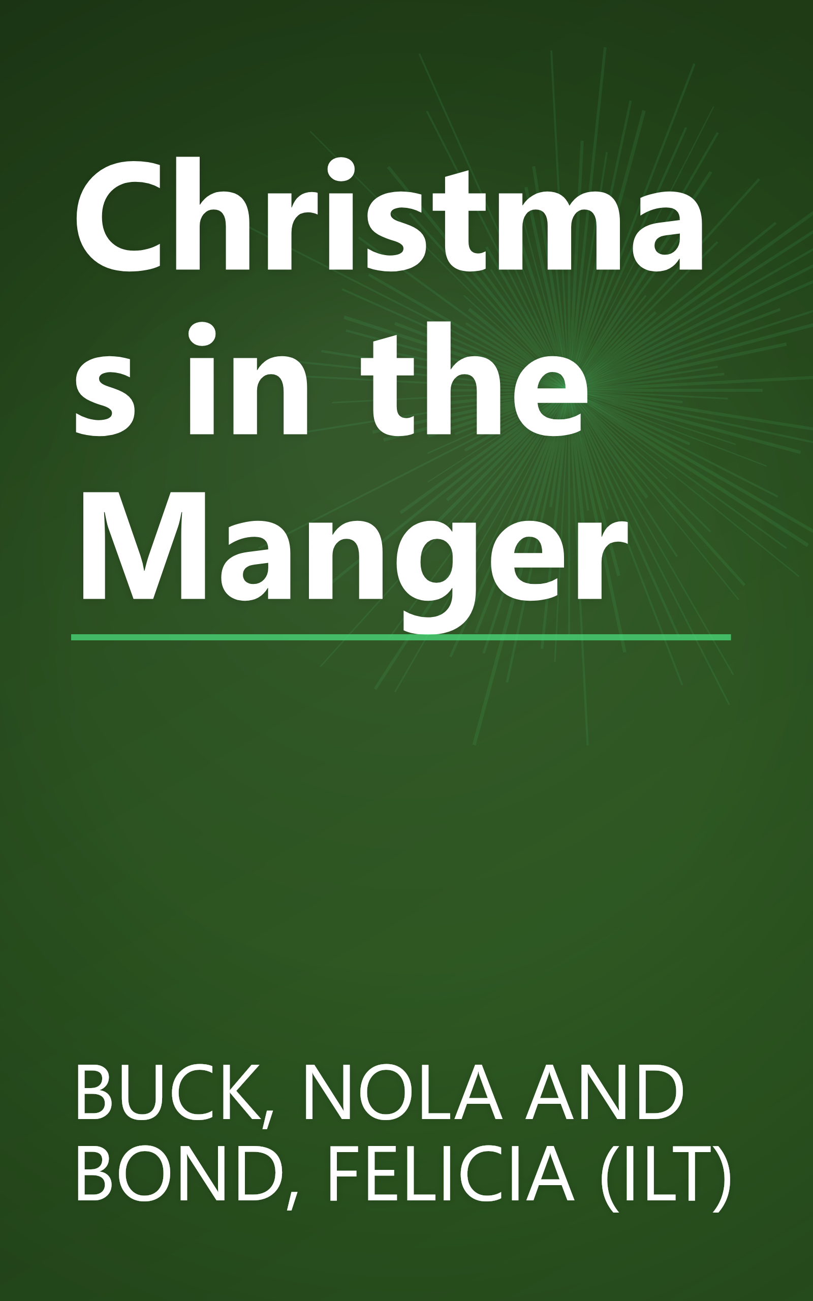 Christmas in the Manger book cover