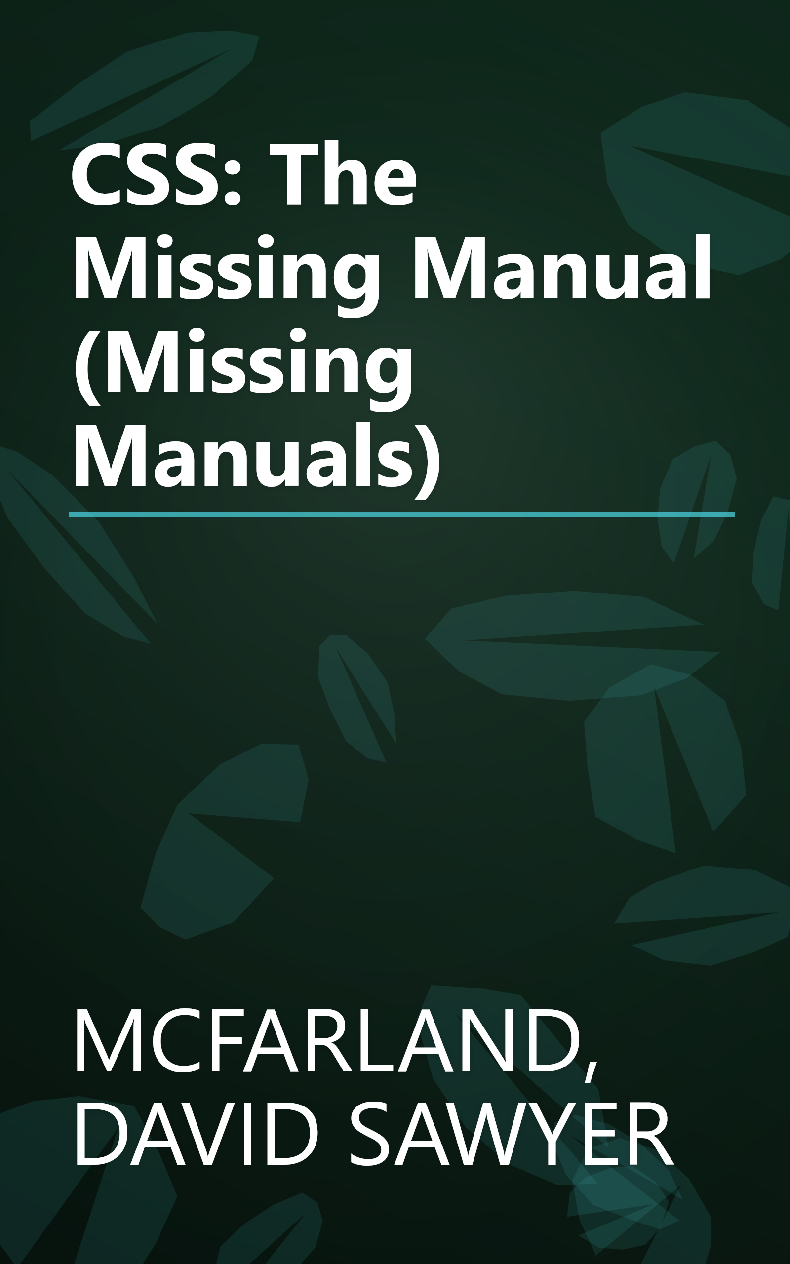 CSS: The Missing Manual (Missing Manuals) book cover