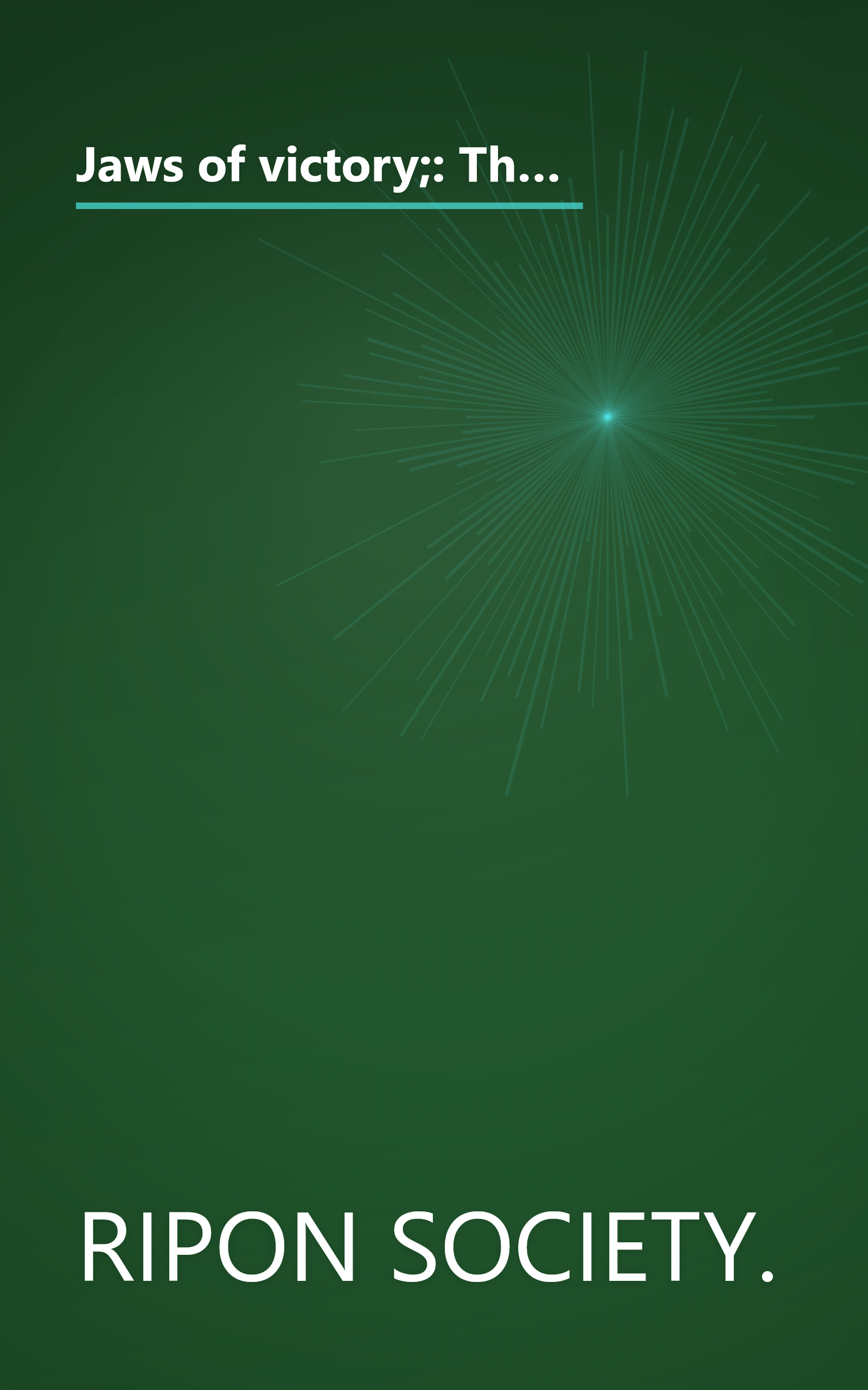 Jaws of victory;: The game-plan politics of 1972, the crisis of the Republican party, and the future of the constitution book cover