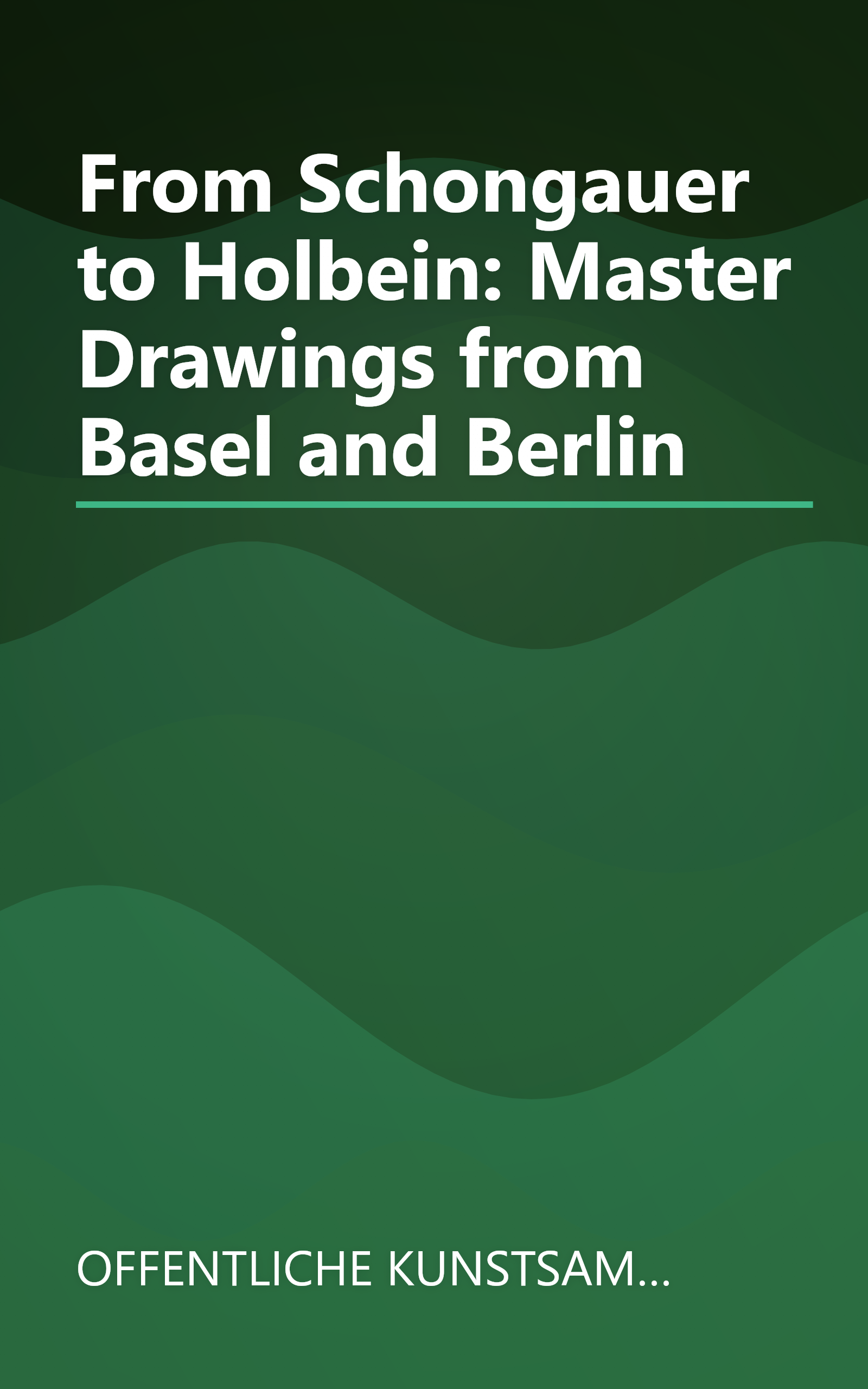 From Schongauer to Holbein: Master Drawings from Basel and Berlin book cover