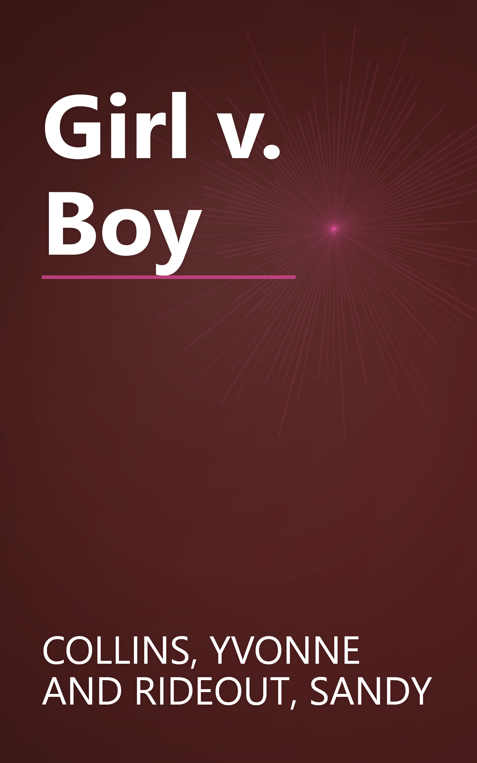 Girl v. Boy book cover