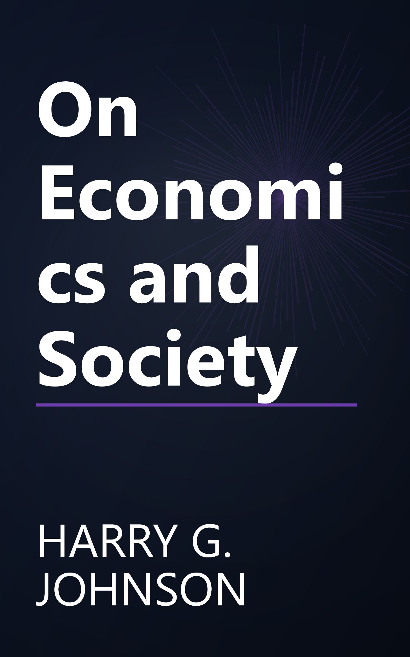 On Economics and Society book cover