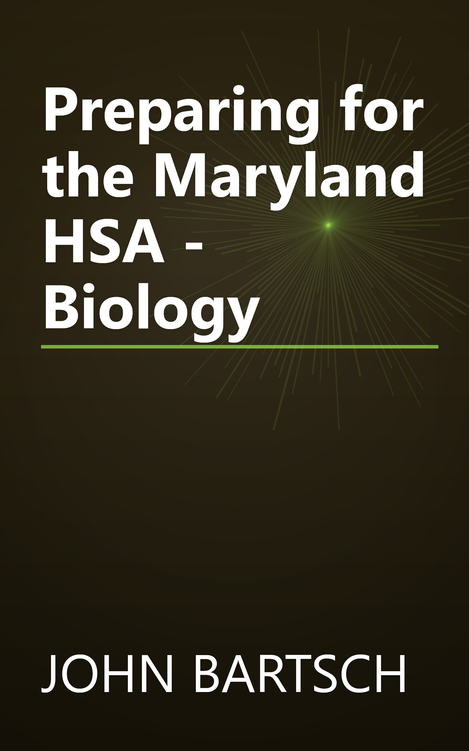 Preparing for the Maryland HSA - Biology book cover
