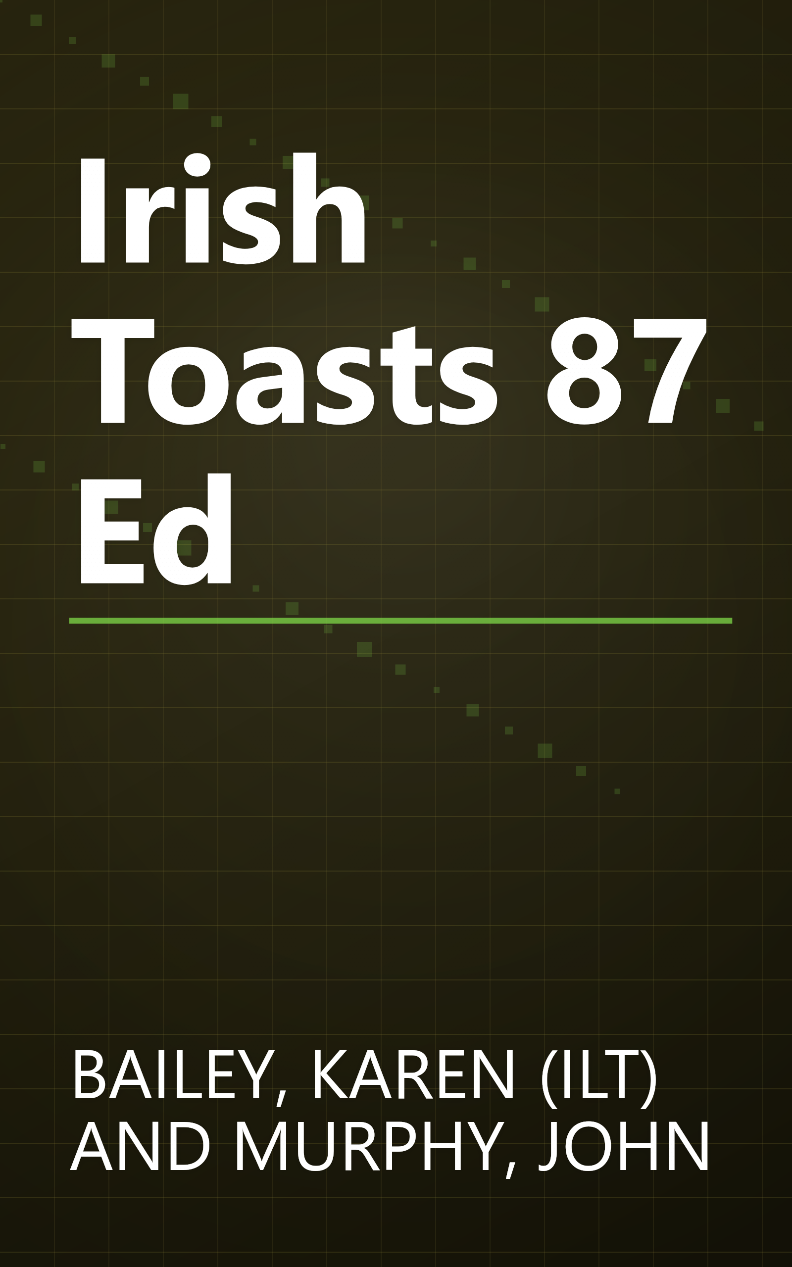 Irish Toasts 87 Ed book cover