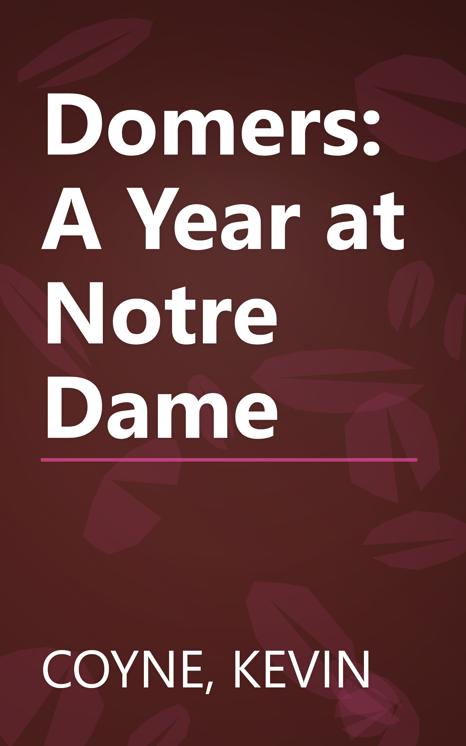 Domers: A Year at Notre Dame book cover