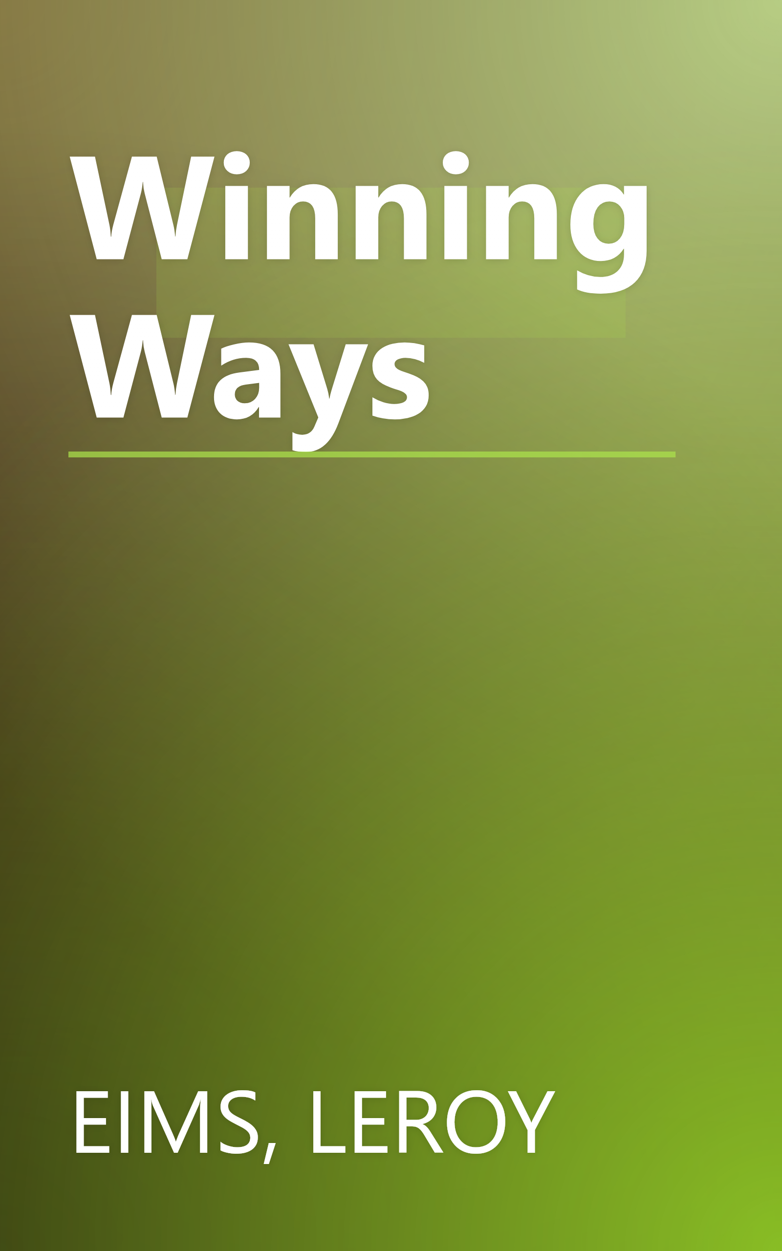 Winning Ways book cover