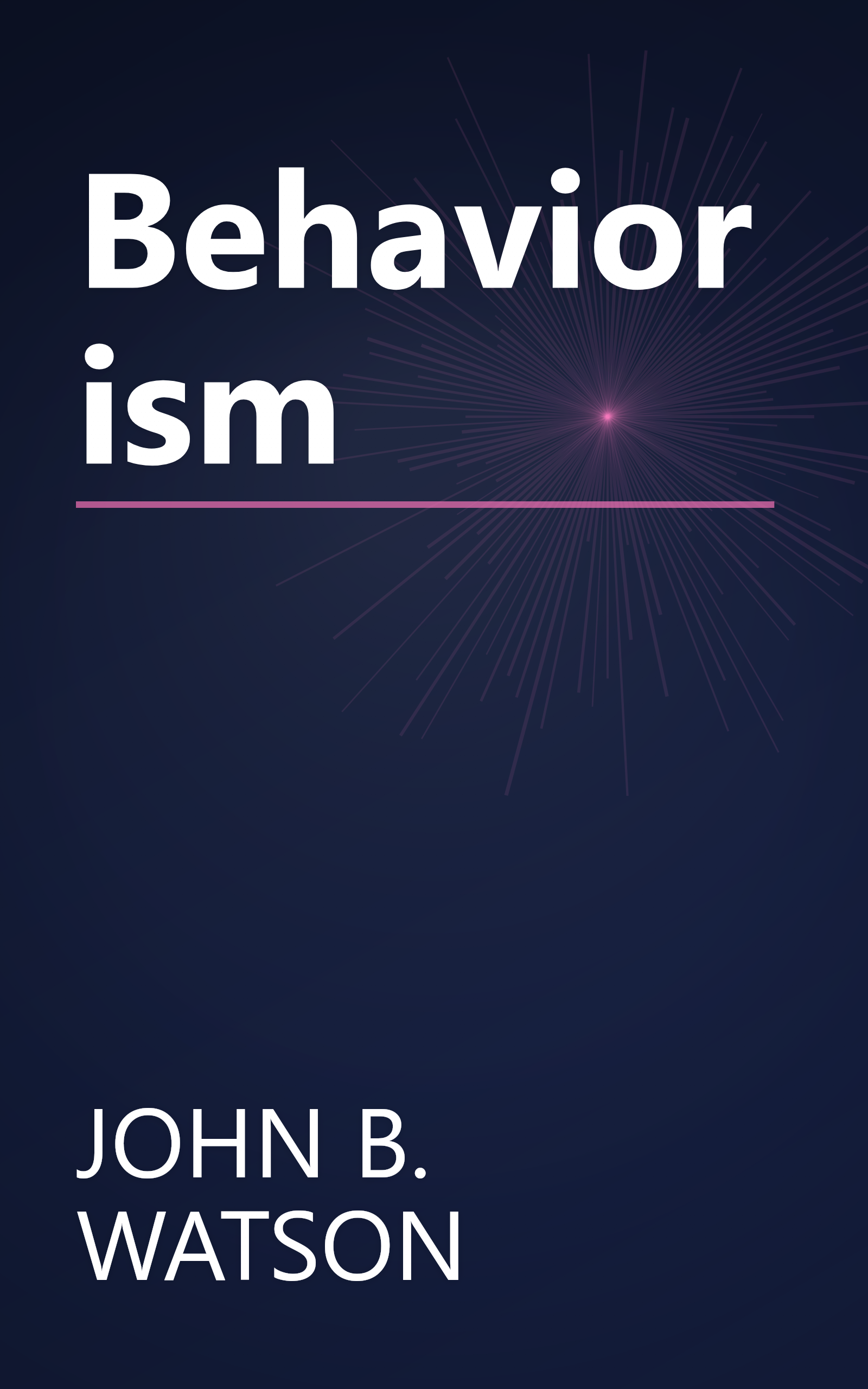 Behaviorism book cover
