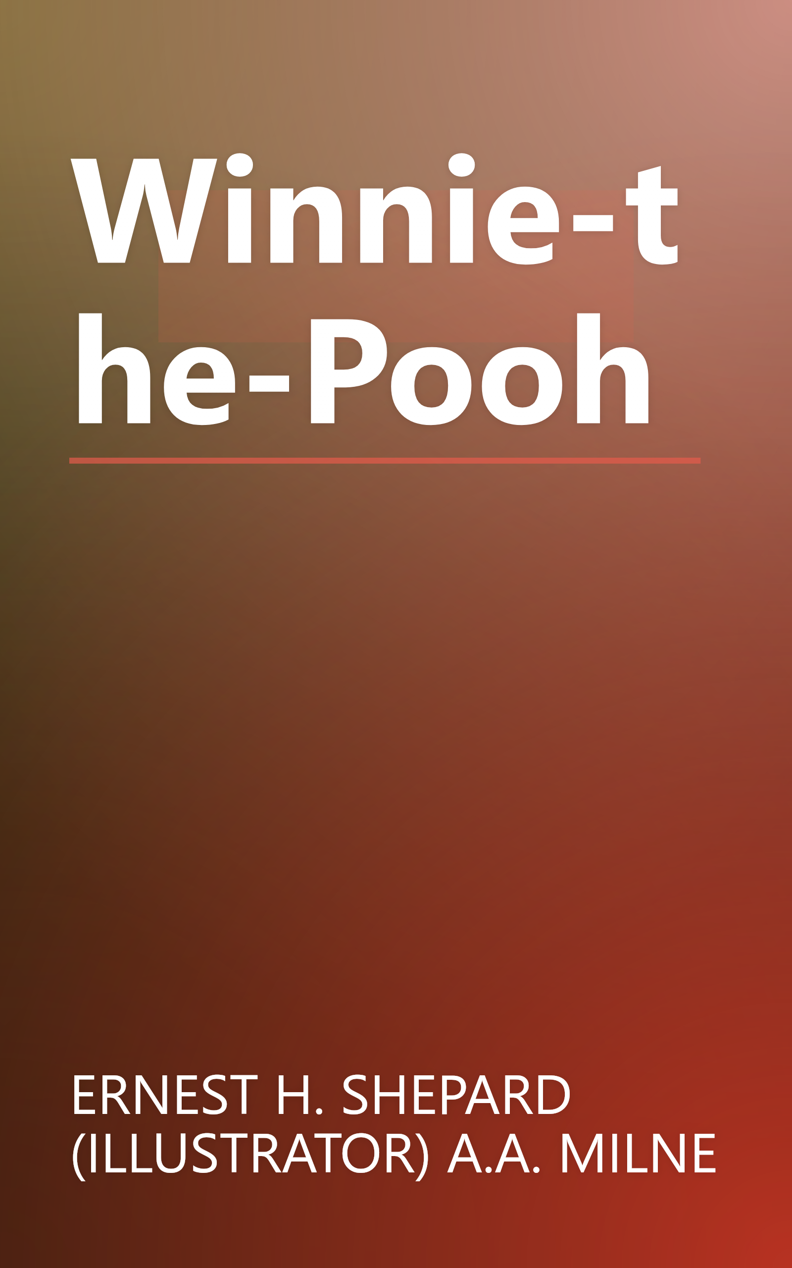 Winnie-the-Pooh book cover