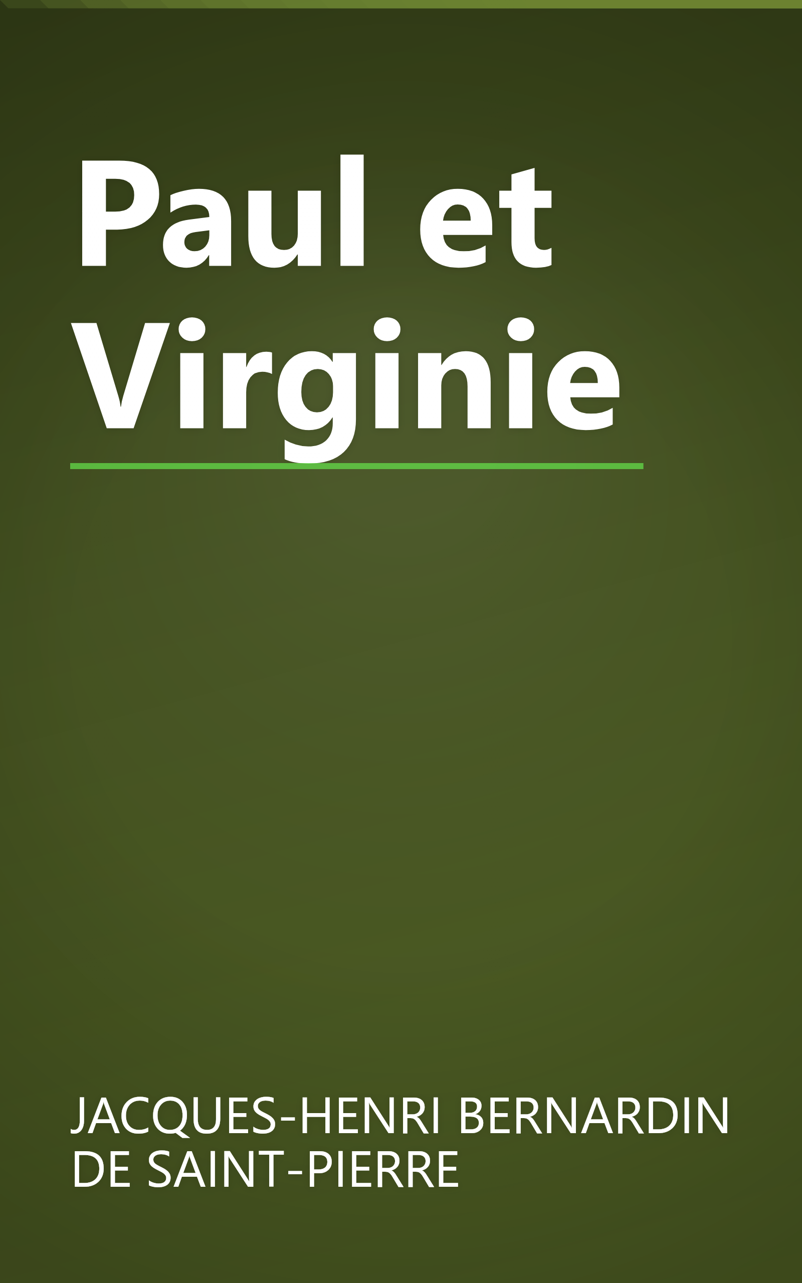 Paul et Virginie book cover