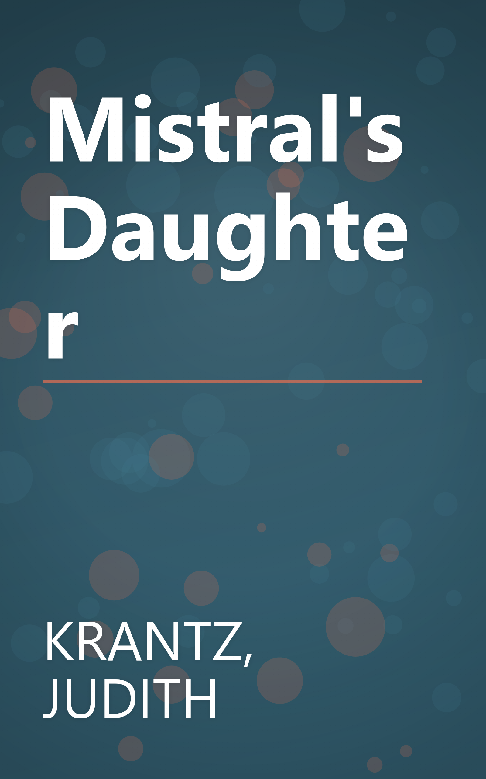Mistral's Daughter book cover