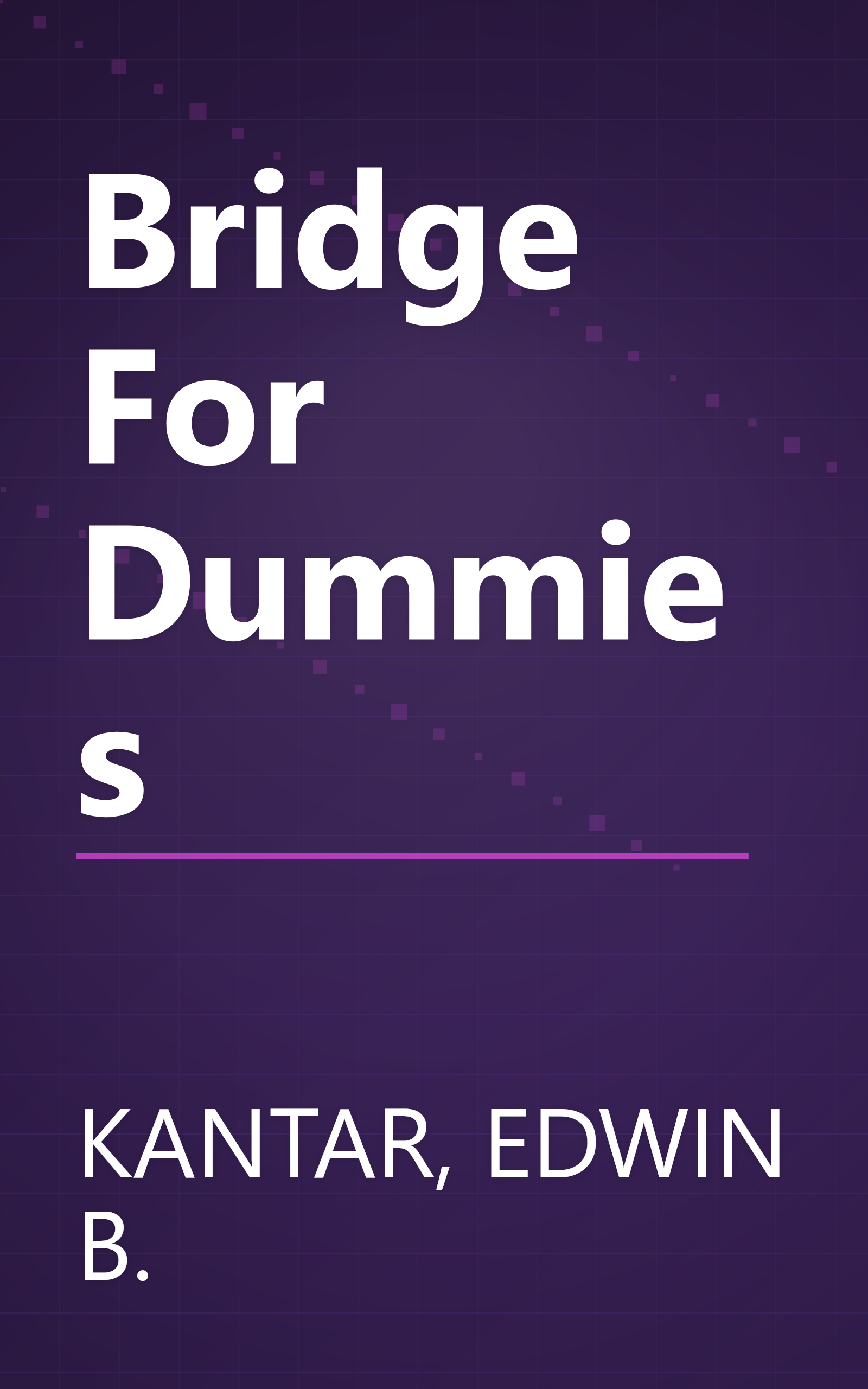 Bridge For Dummies book cover