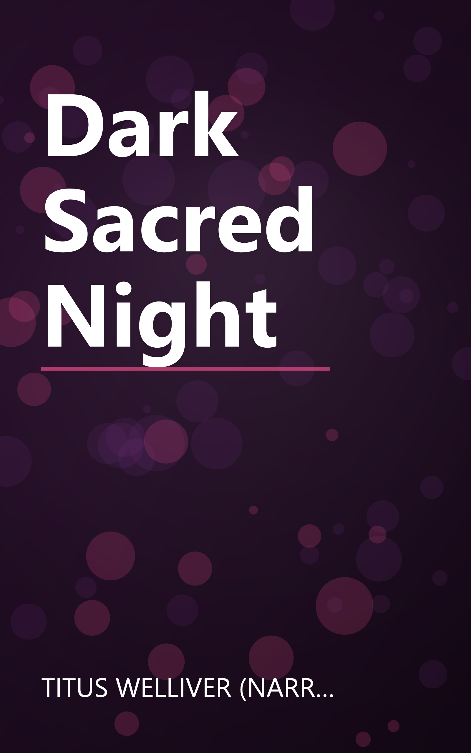 Dark Sacred Night book cover