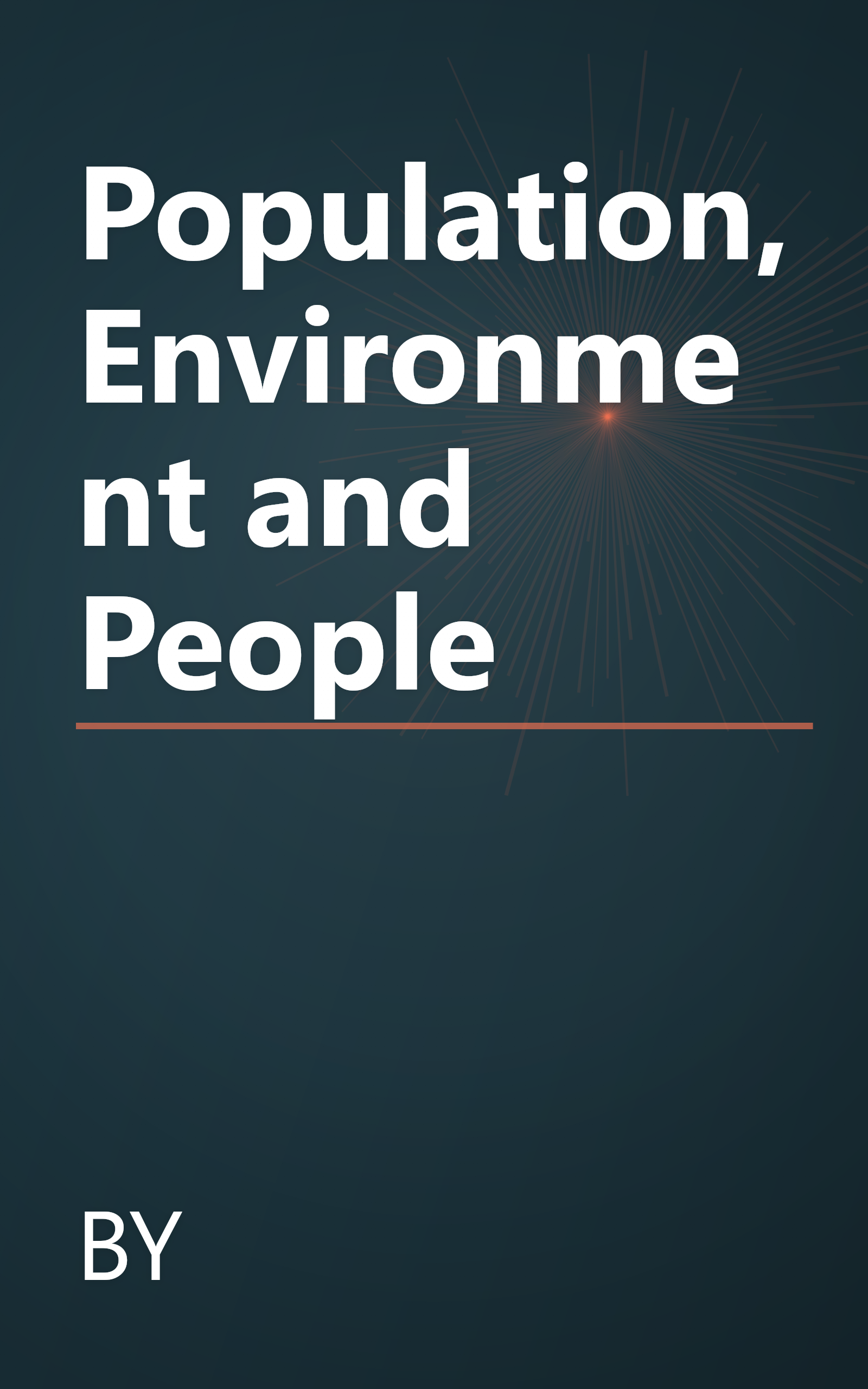 Population, Environment and People book cover