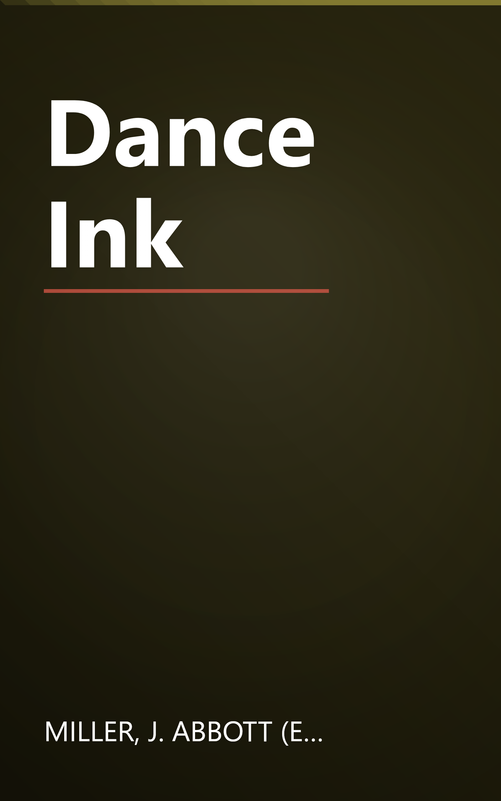 Dance Ink book cover