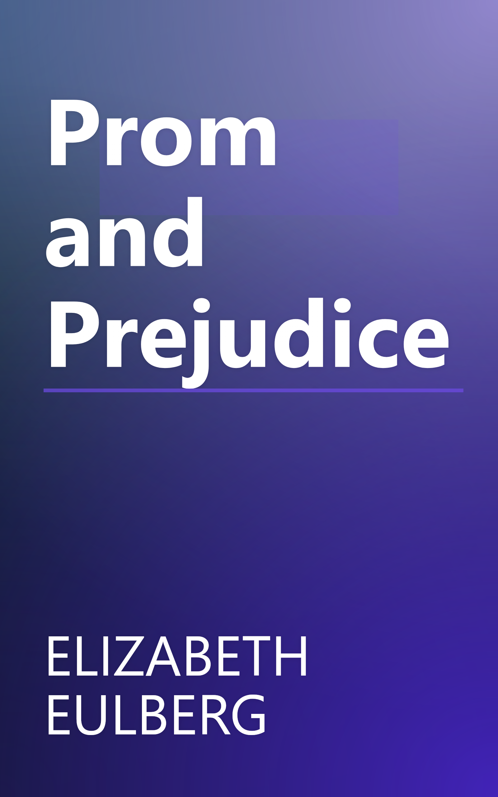 Prom and Prejudice book cover