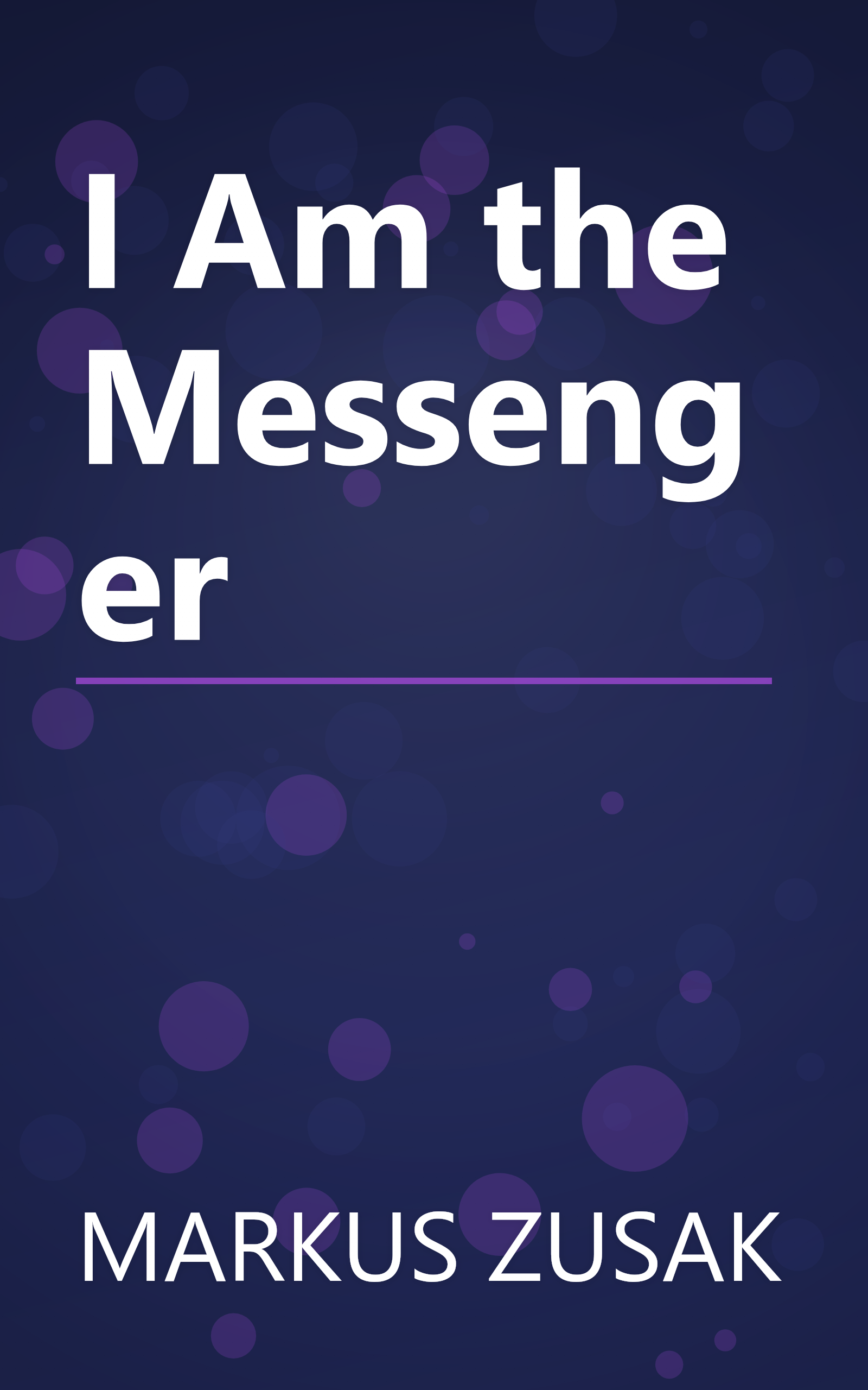 I Am the Messenger book cover