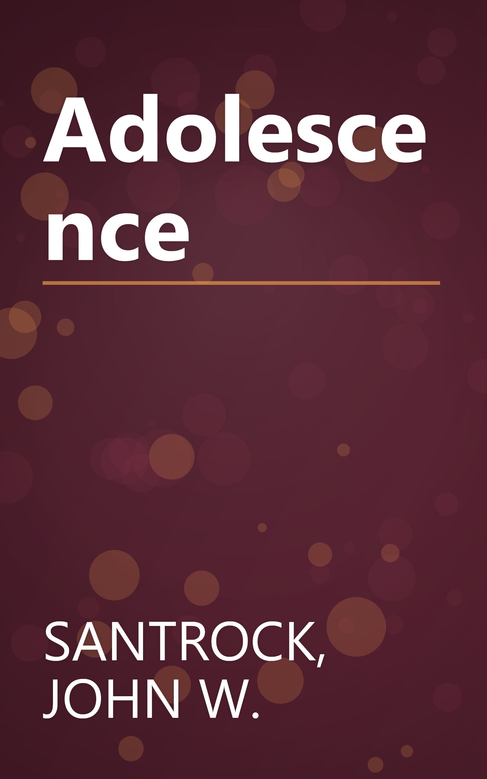 Adolescence book cover
