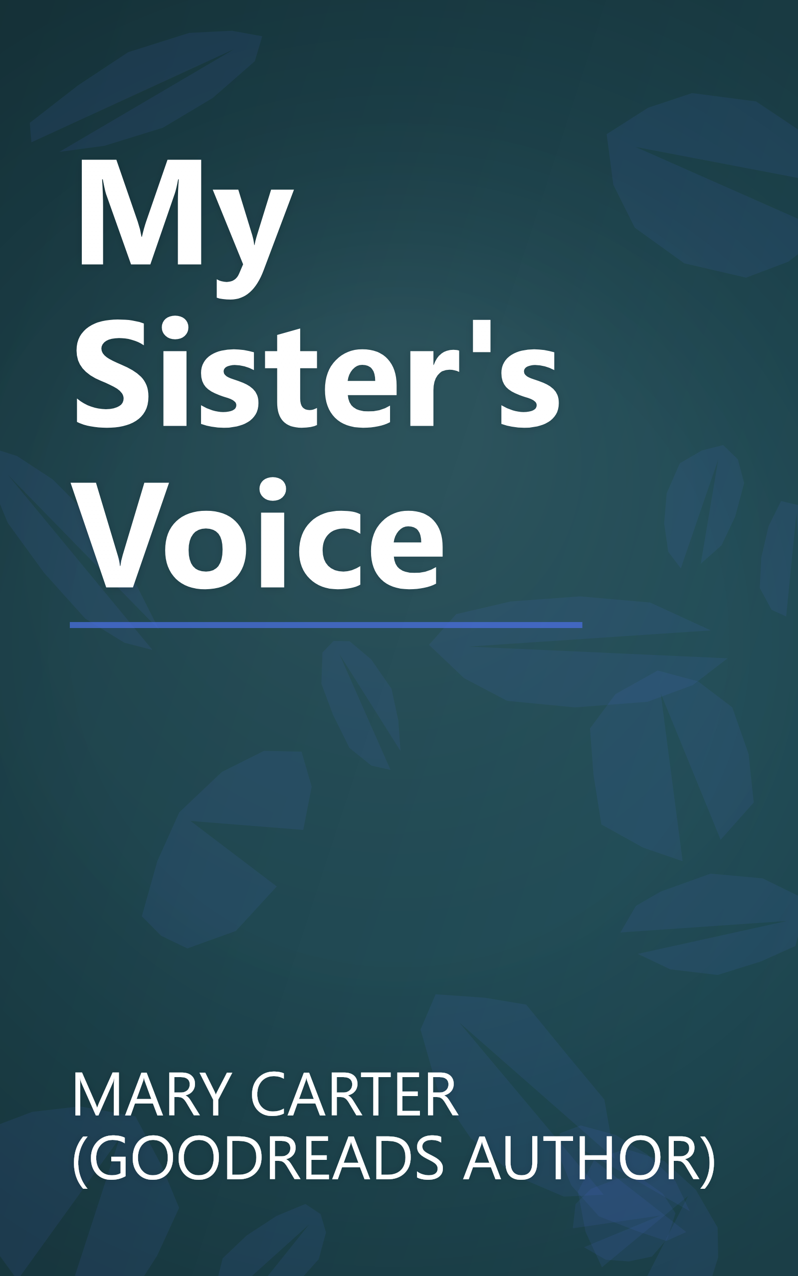 My Sister's Voice book cover