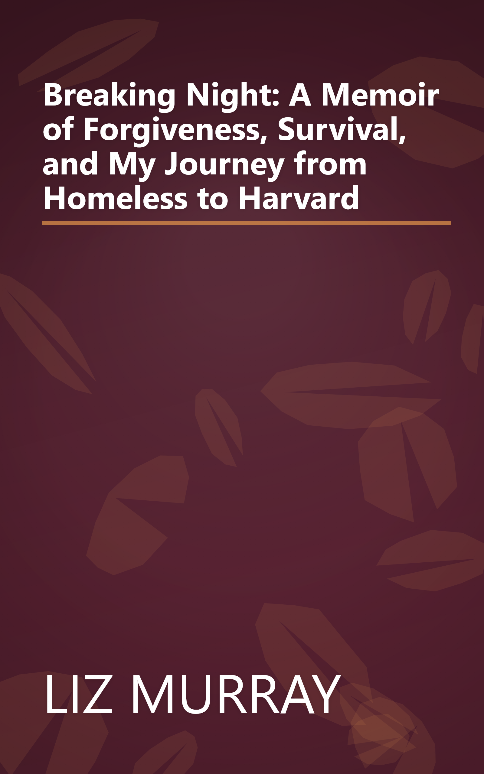 Breaking Night: A Memoir of Forgiveness, Survival, and My Journey from Homeless to Harvard book cover