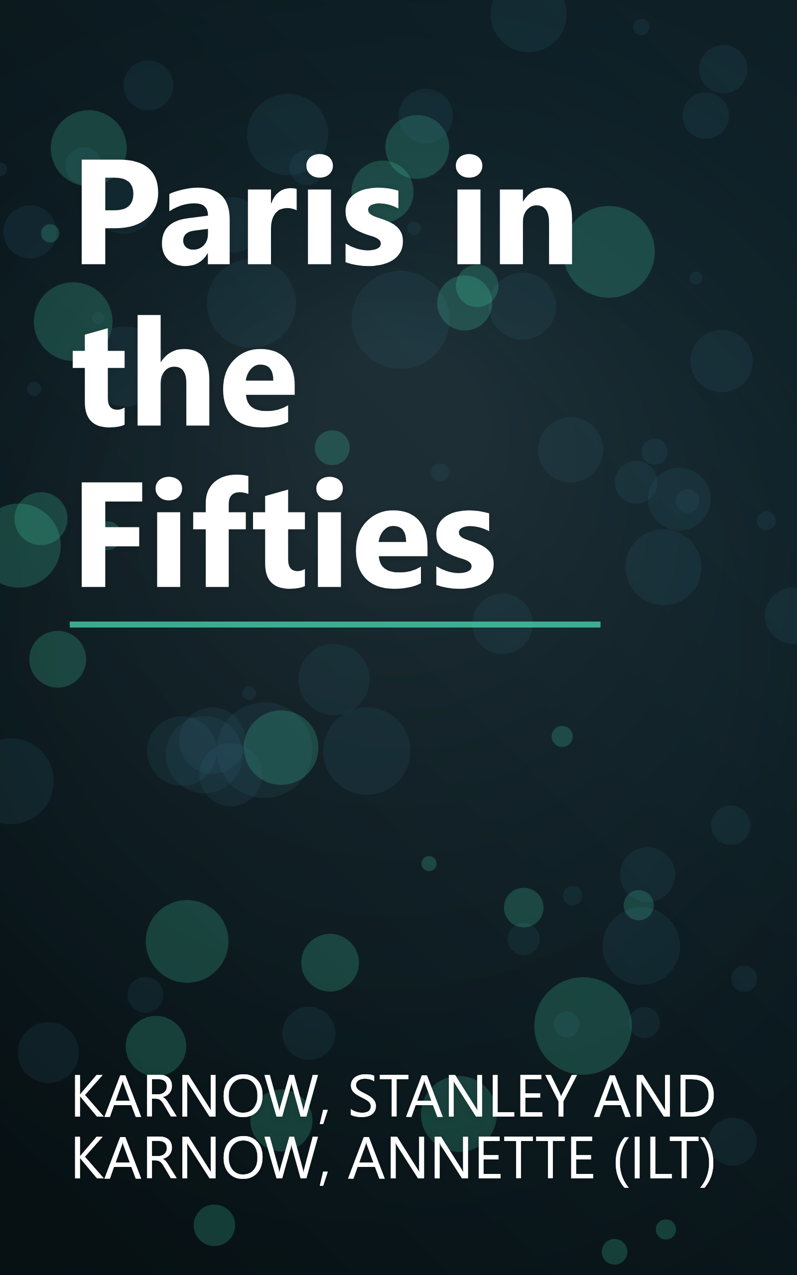 Paris in the Fifties book cover