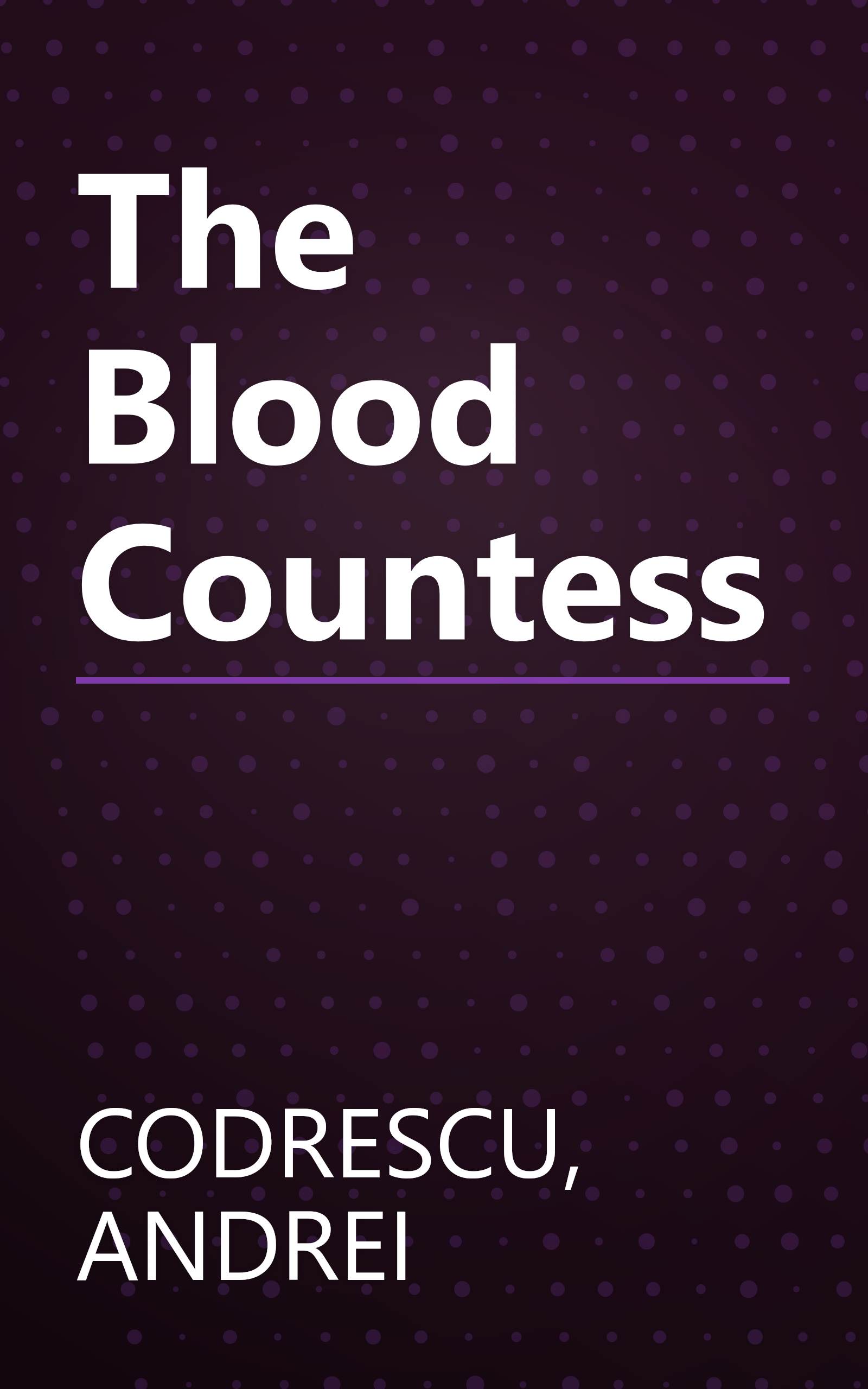 The Blood Countess book cover