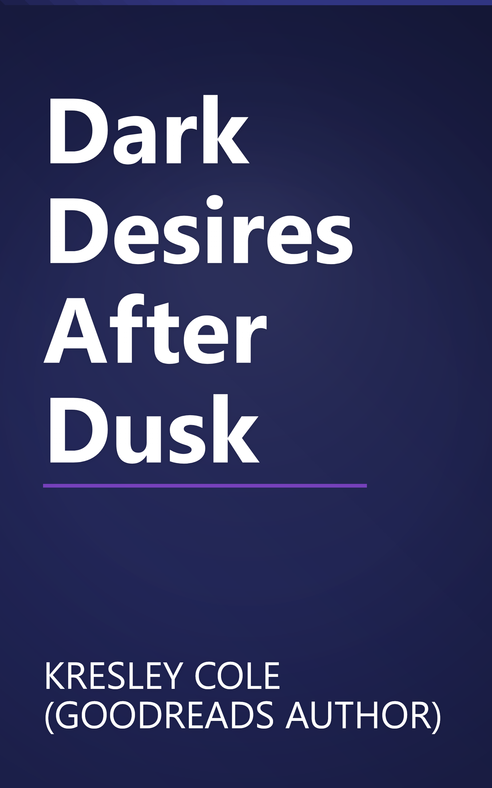 Dark Desires After Dusk book cover