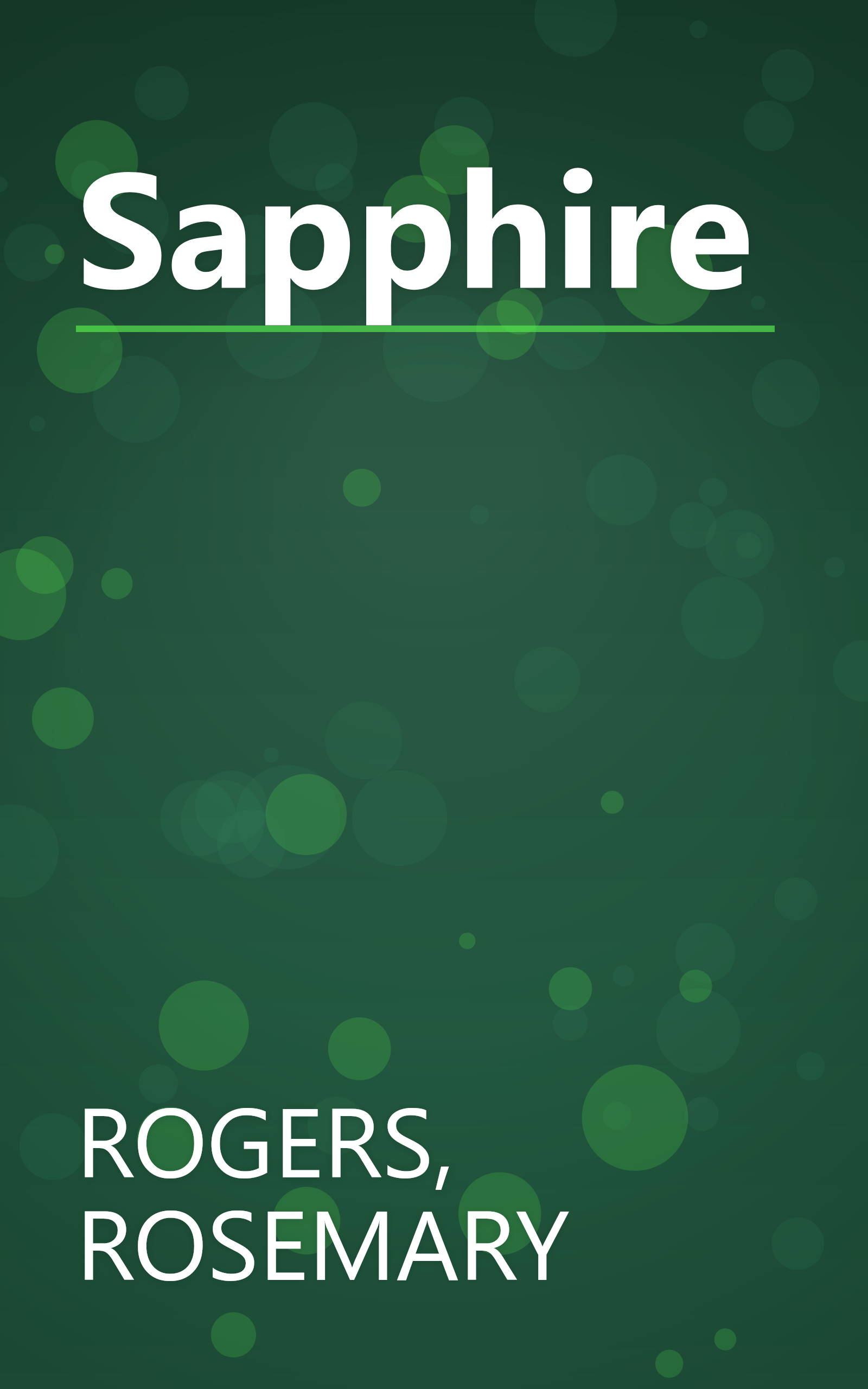Sapphire book cover