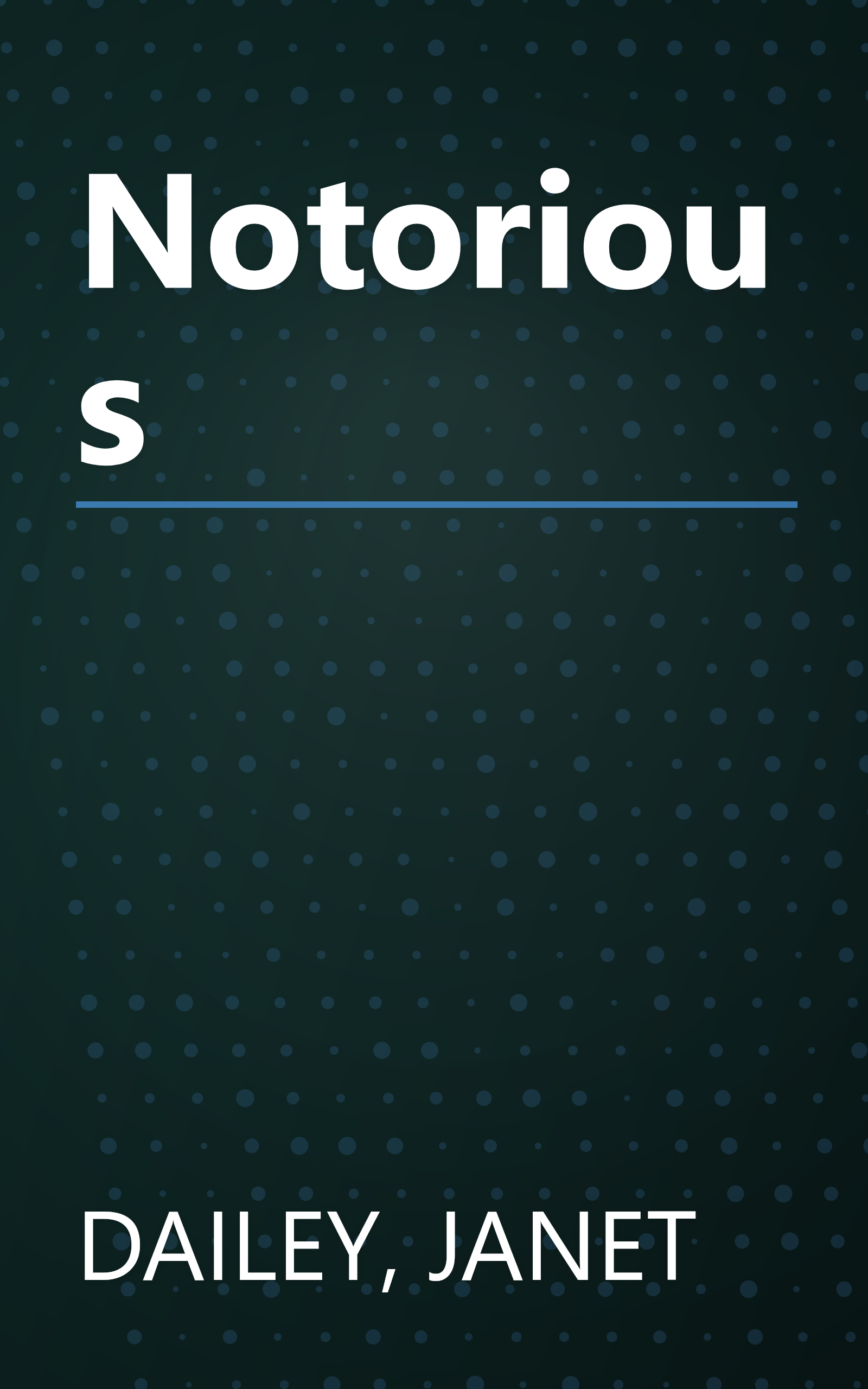 Notorious book cover