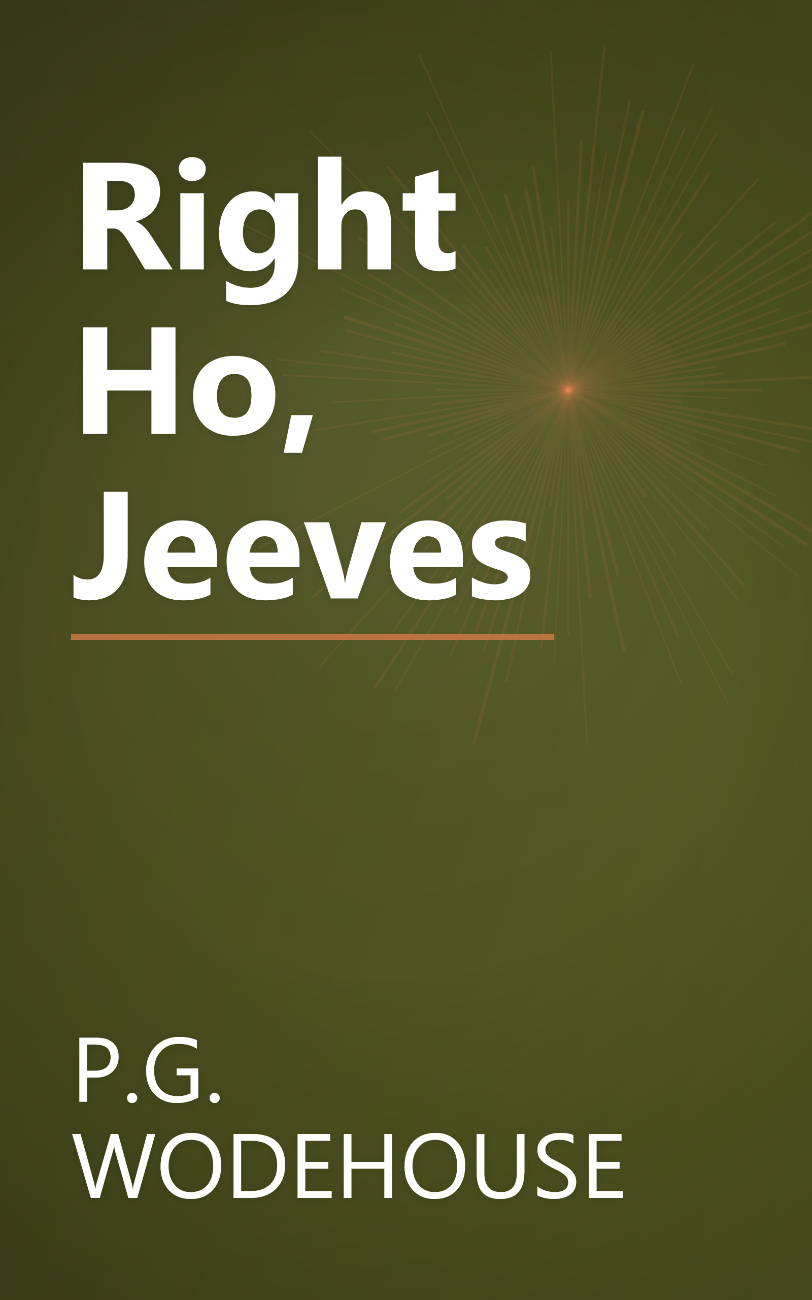 Right Ho, Jeeves book cover