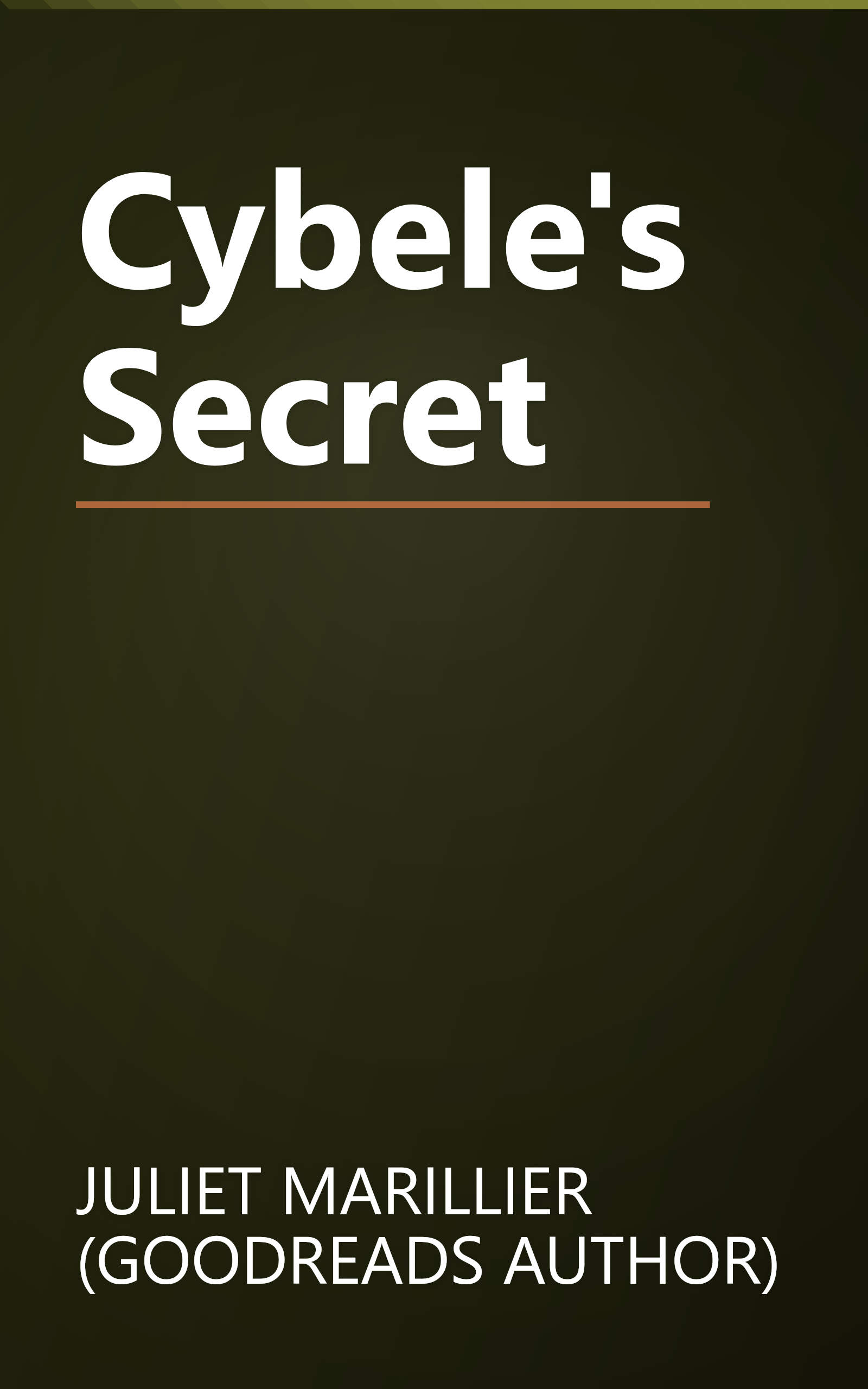Cybele's Secret book cover