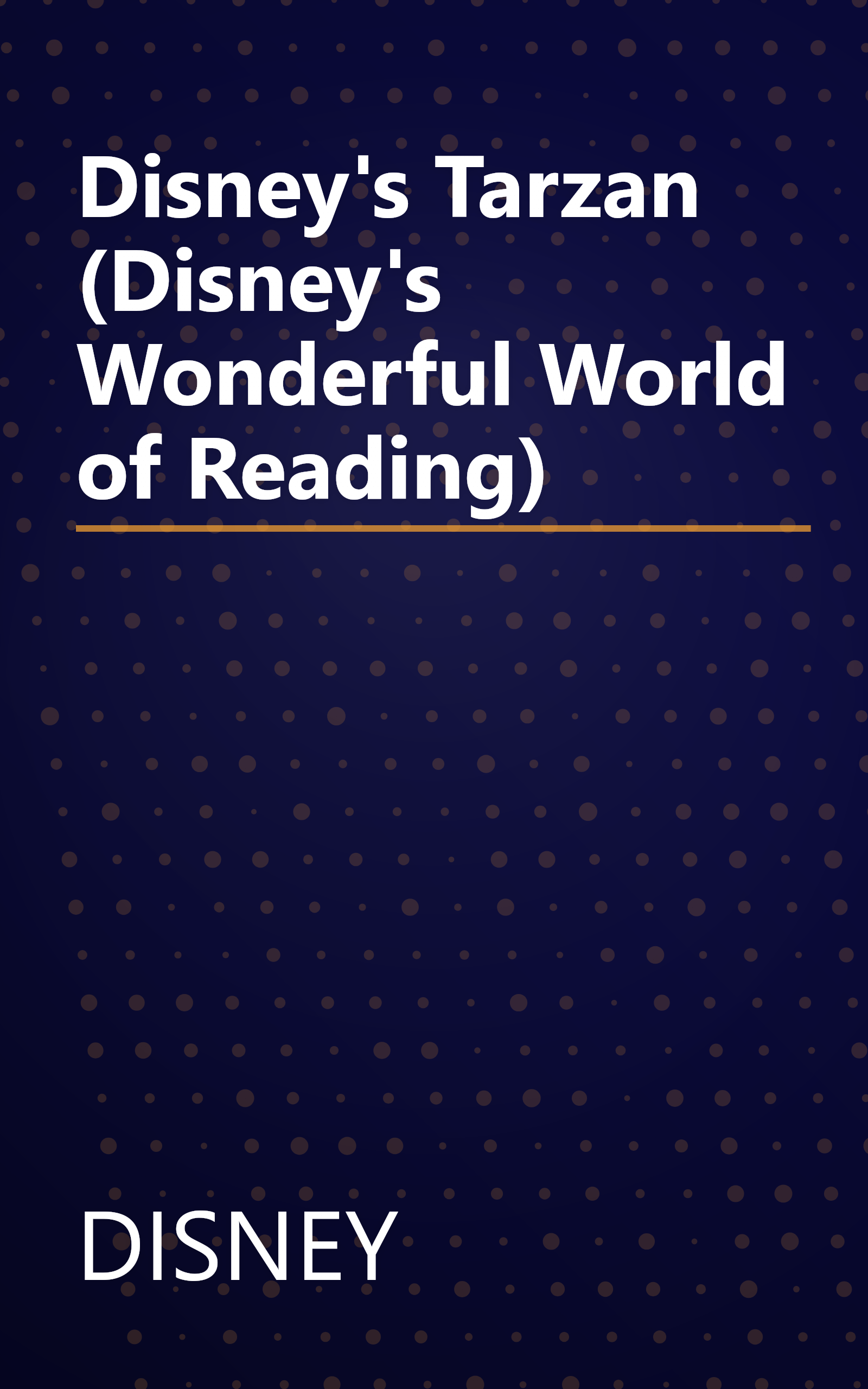 Disney's Tarzan (Disney's Wonderful World of Reading) book cover