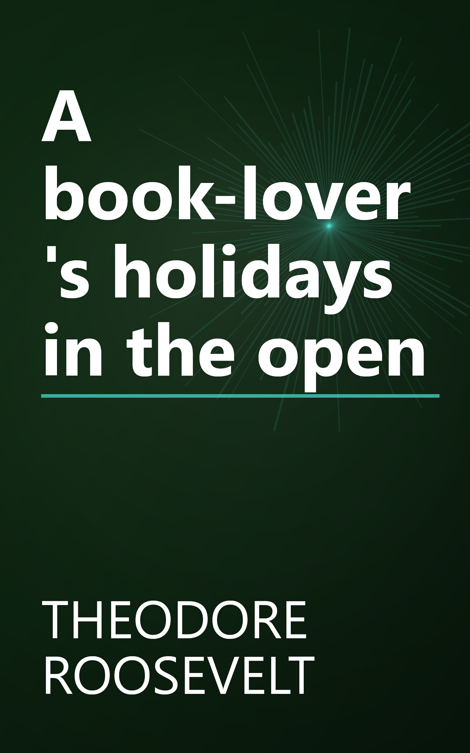 A book-lover's holidays in the open book cover