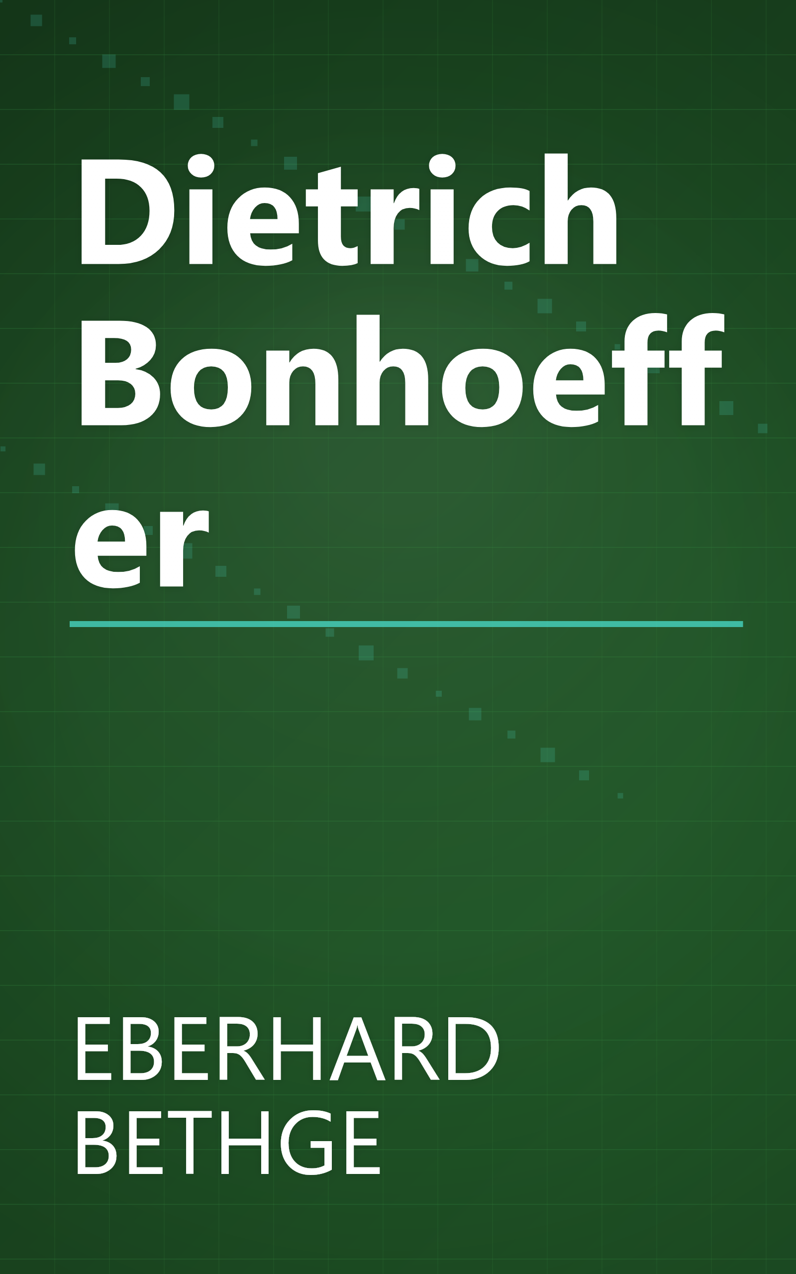 Dietrich Bonhoeffer book cover
