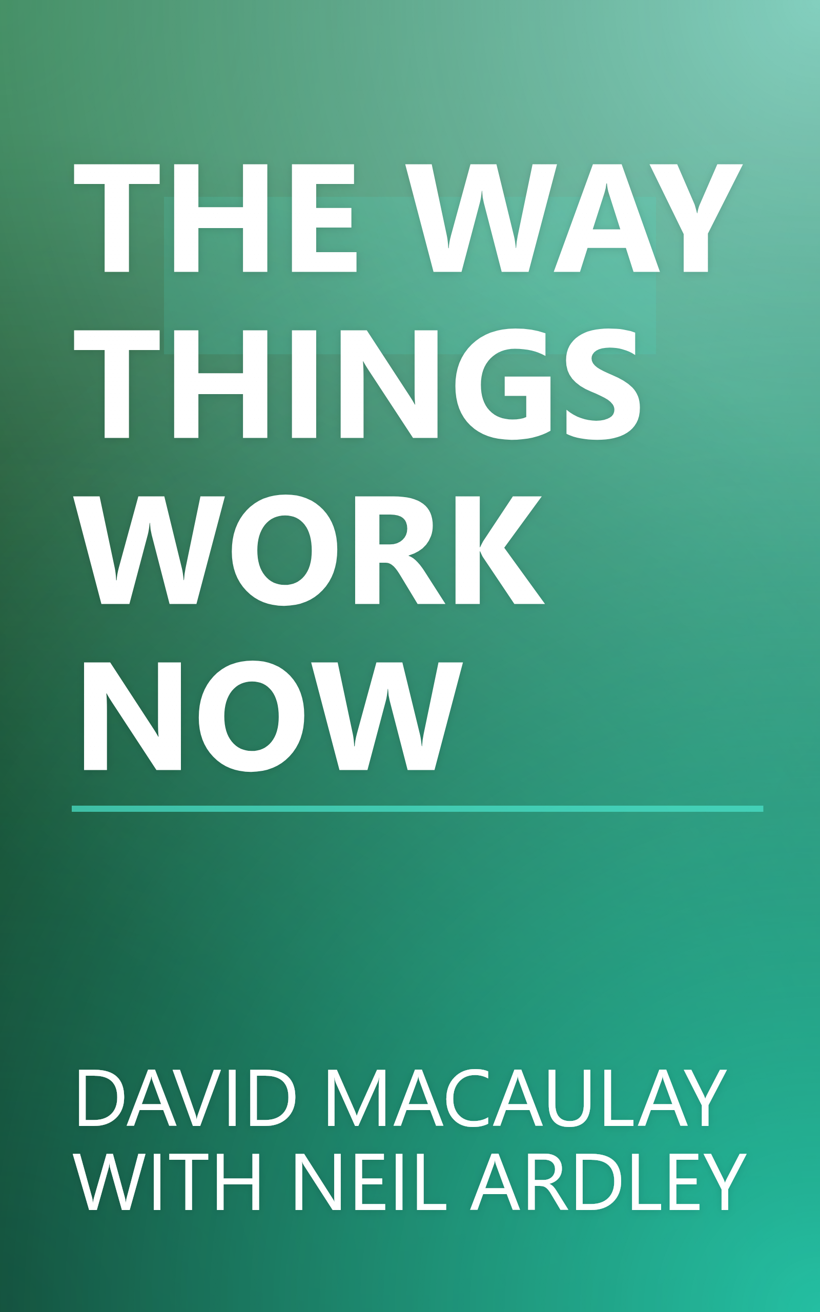 THE WAY THINGS WORK NOW book cover