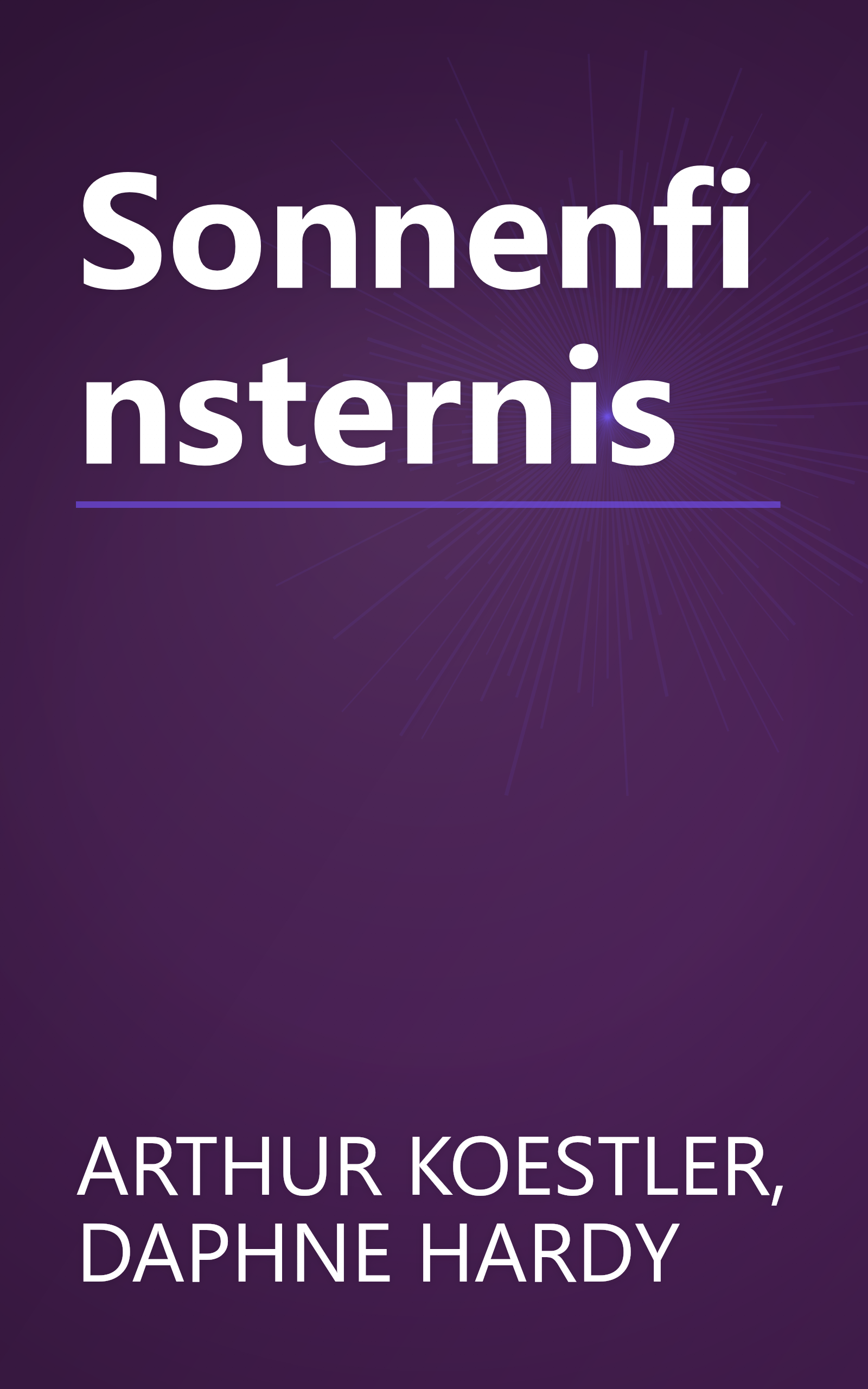 Sonnenfinsternis book cover