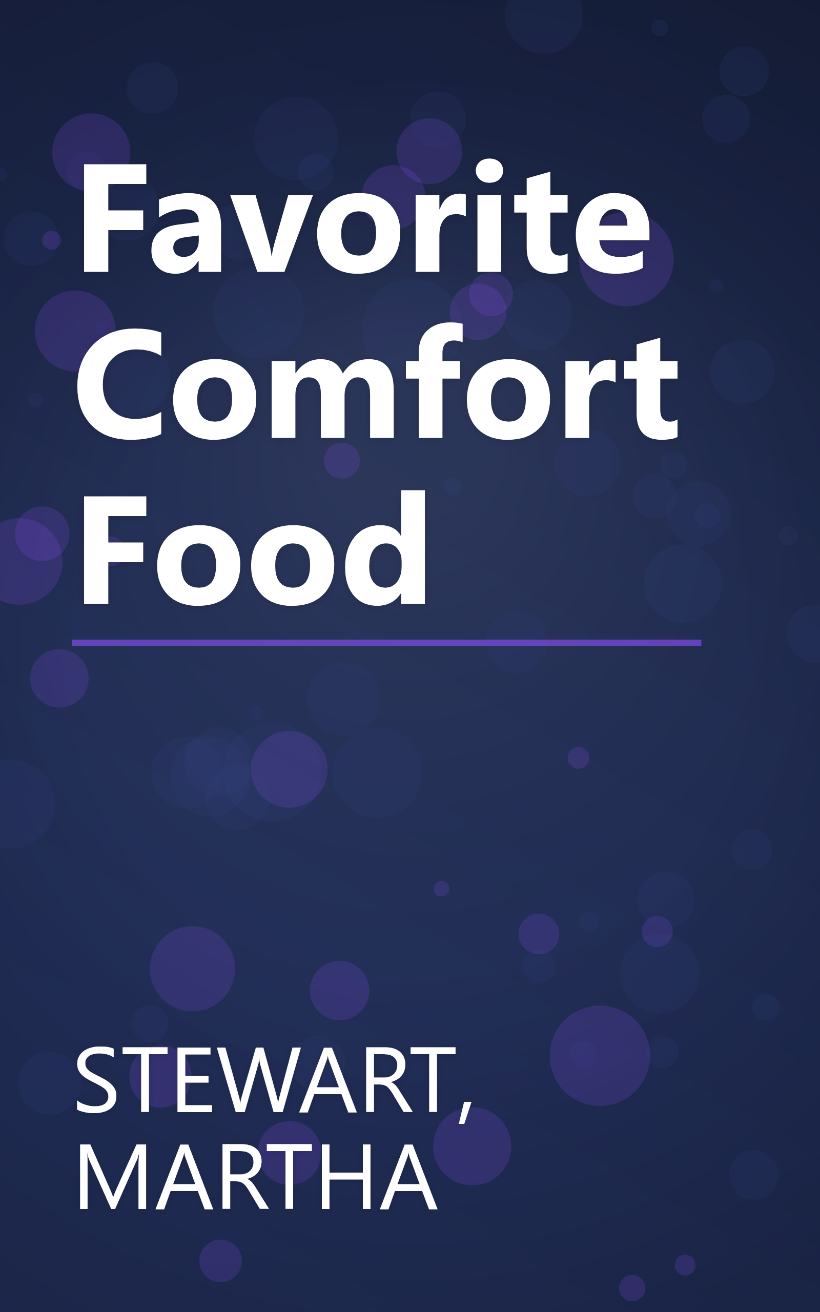 Favorite Comfort Food book cover