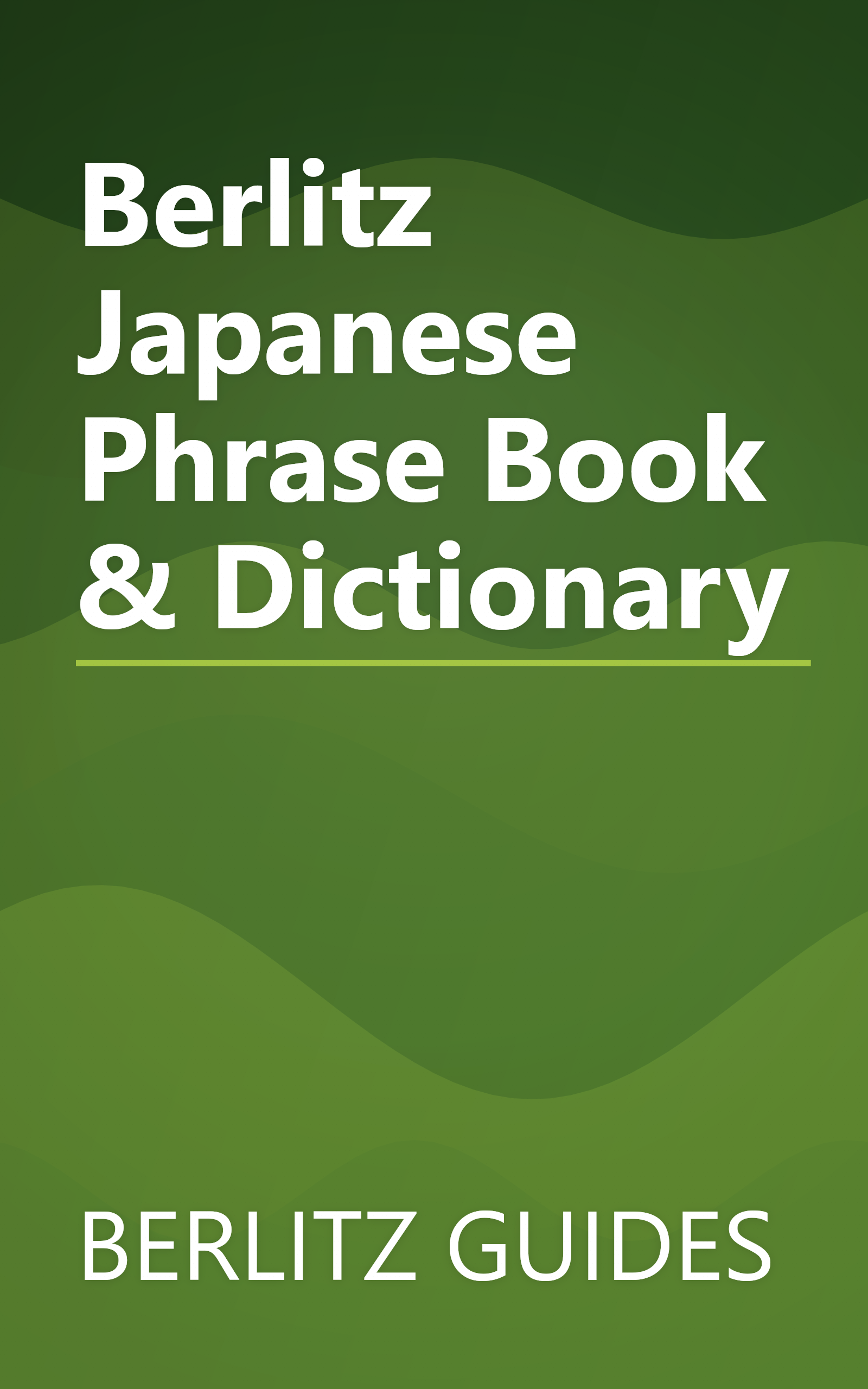Berlitz Japanese Phrase Book & Dictionary book cover