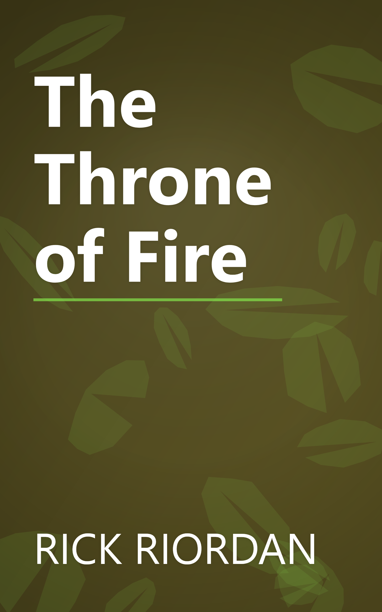 The Throne of Fire book cover