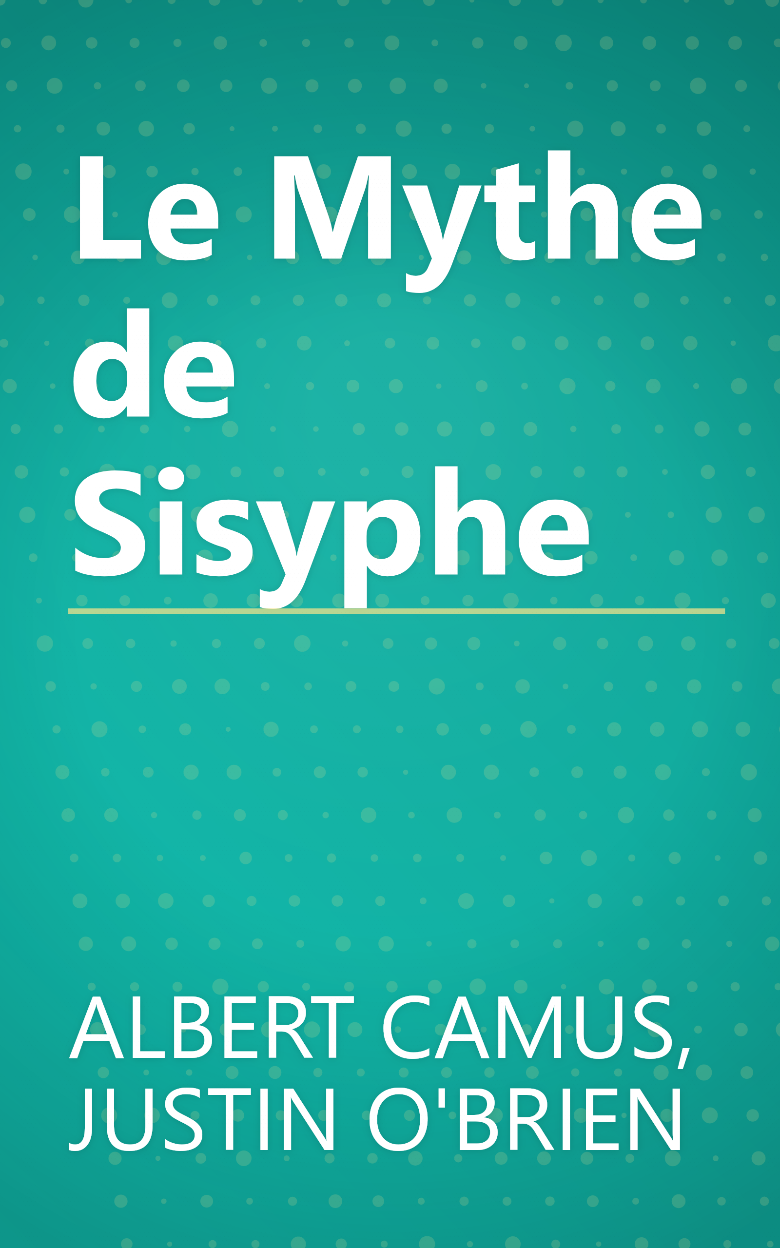 Le Mythe de Sisyphe book cover