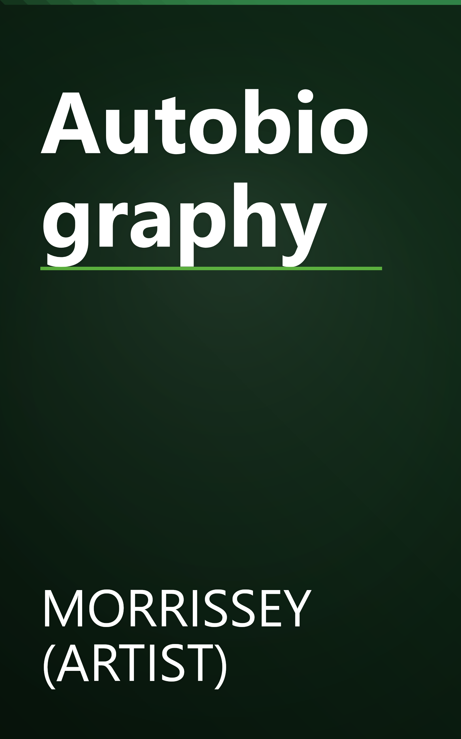 Autobiography book cover