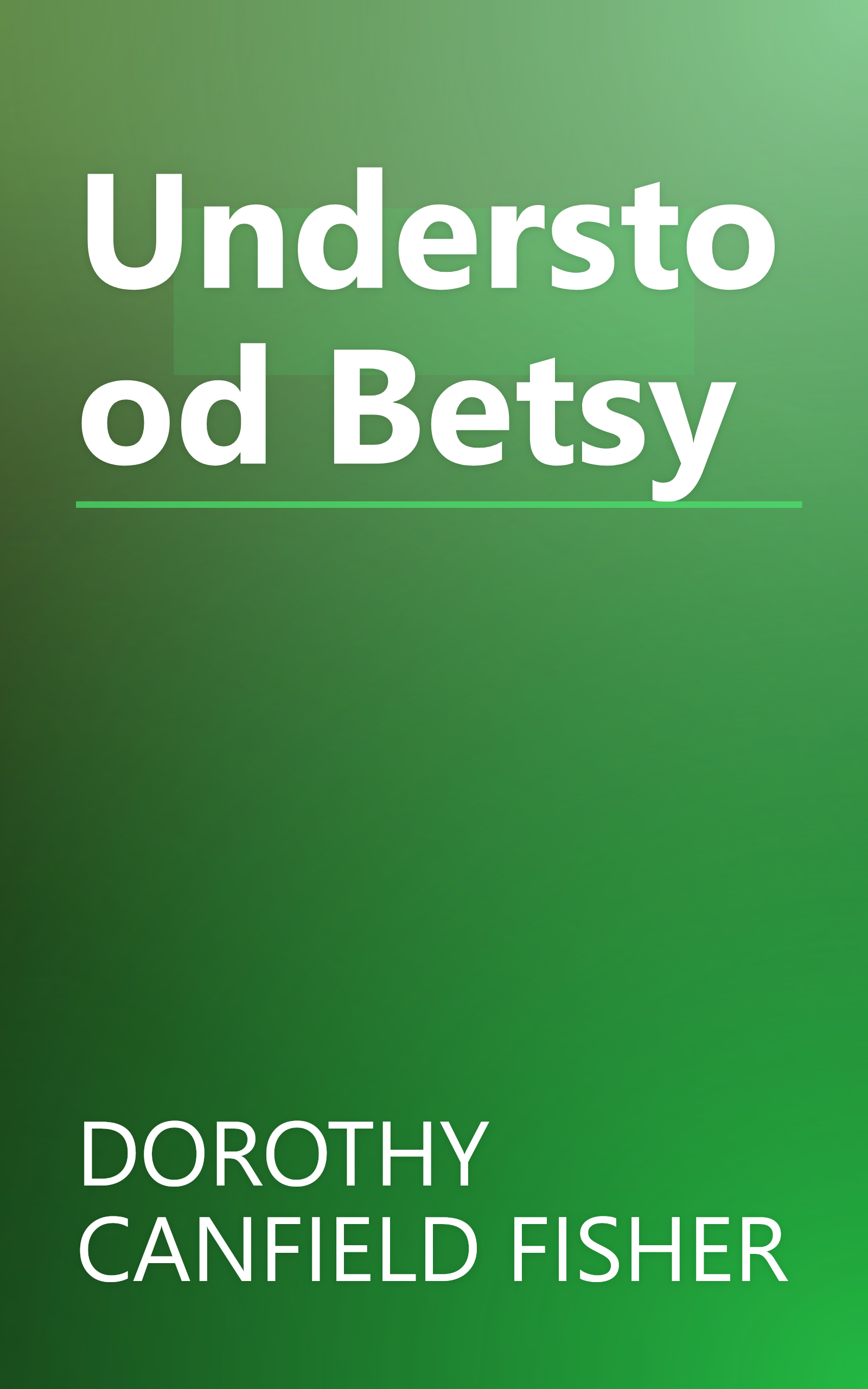 Understood Betsy book cover