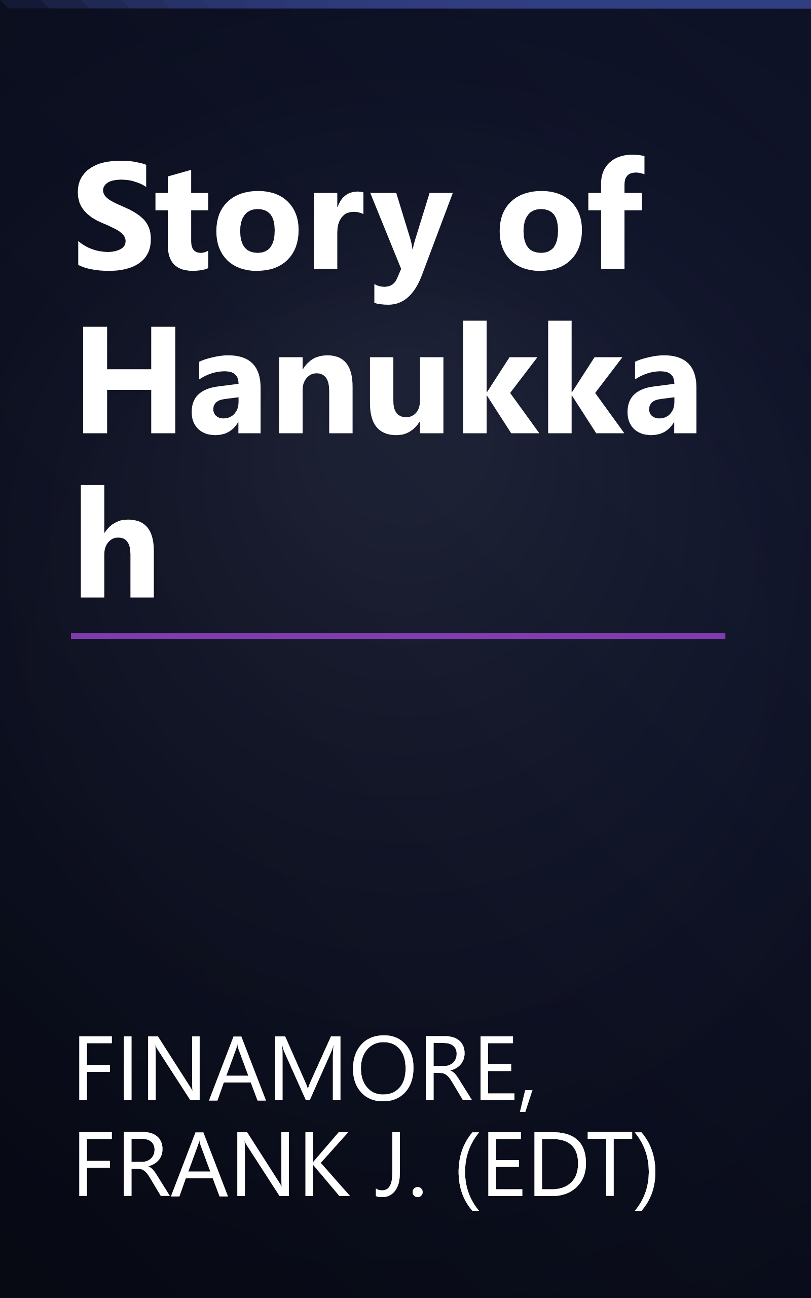 Story of Hanukkah book cover